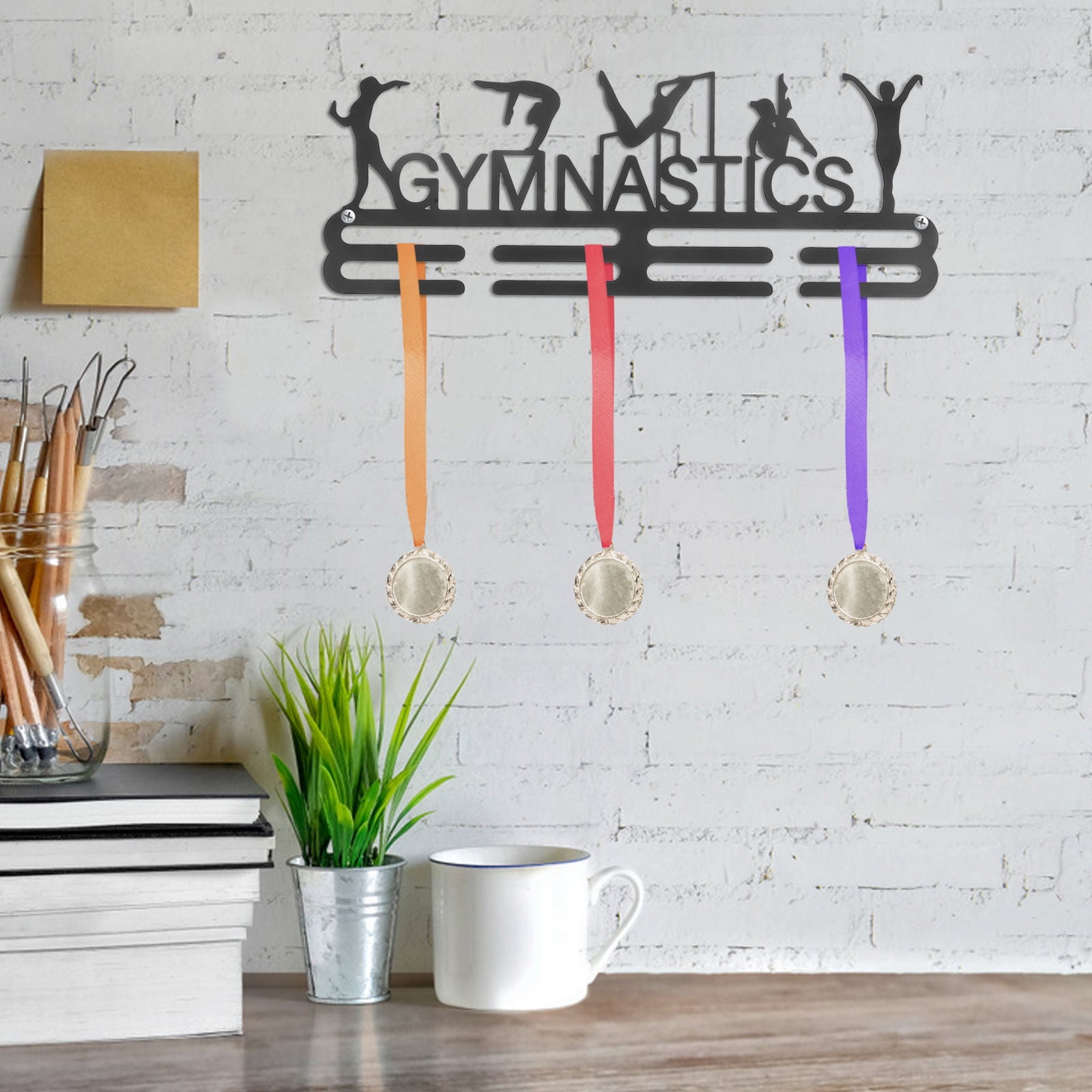Masteelf Medal Hanger Display And Trophy Shelf With Hooks Metal Medal ...