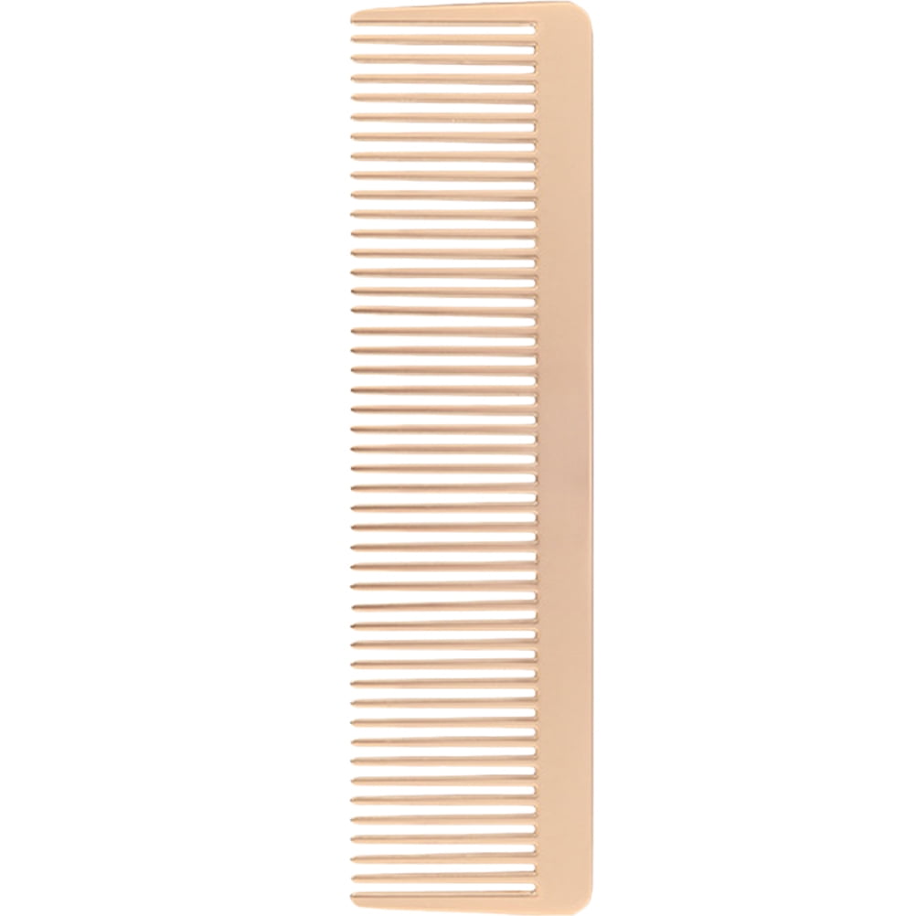 Masteelf Metal Barber Comb Zinc Alloy Hair Comb Cutting Comb Hair ...
