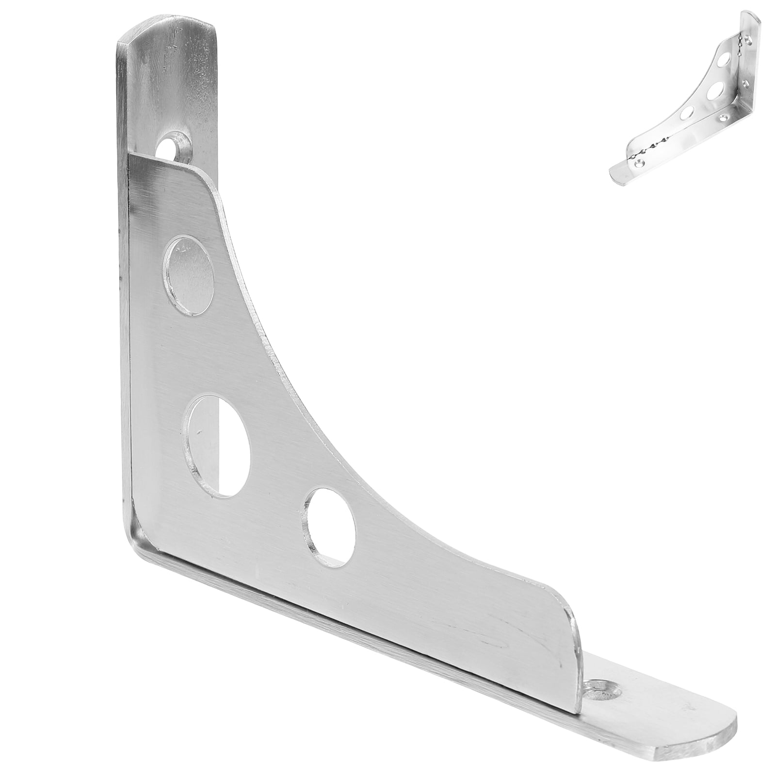 Masteelf Metal Brackets for Wood Bookcase Shelves Standing Shelf Units ...
