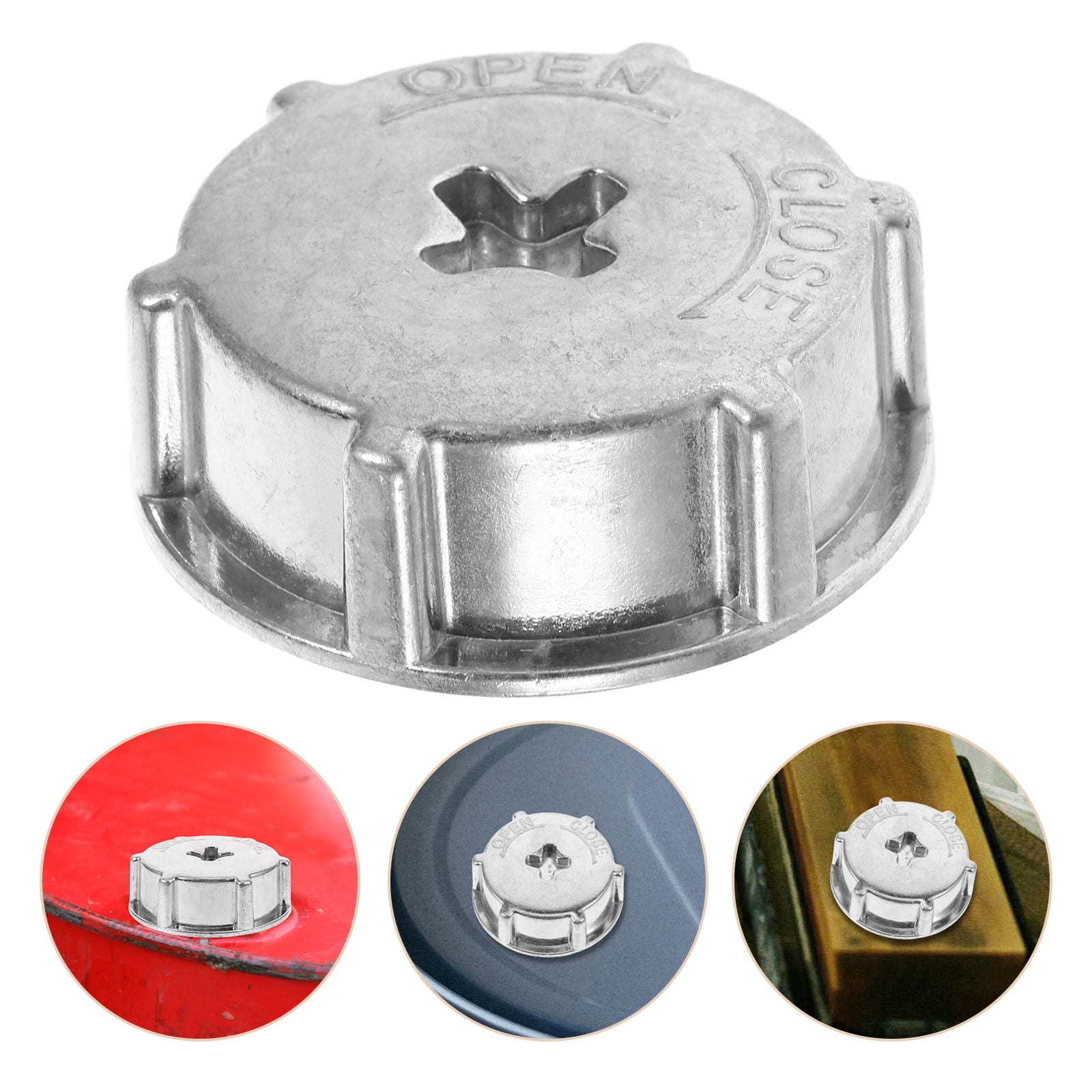 Toddmomy Oil Barrel Lids Aluminum Alloy 1Pcs 2.59X2.59X0.86In - Walmart.com
