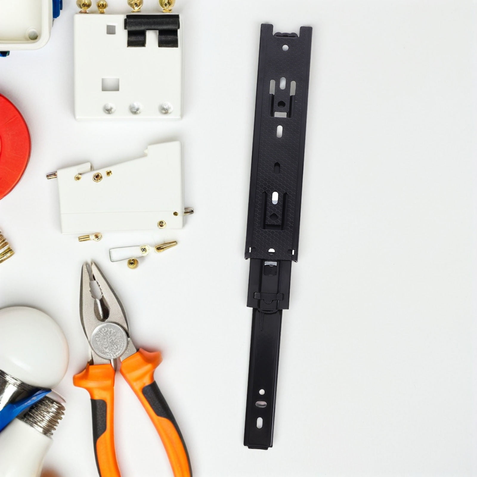 Masteelf Metal Slide Rail Silent Drawer Glide Damping Slide Rail Heavy ...