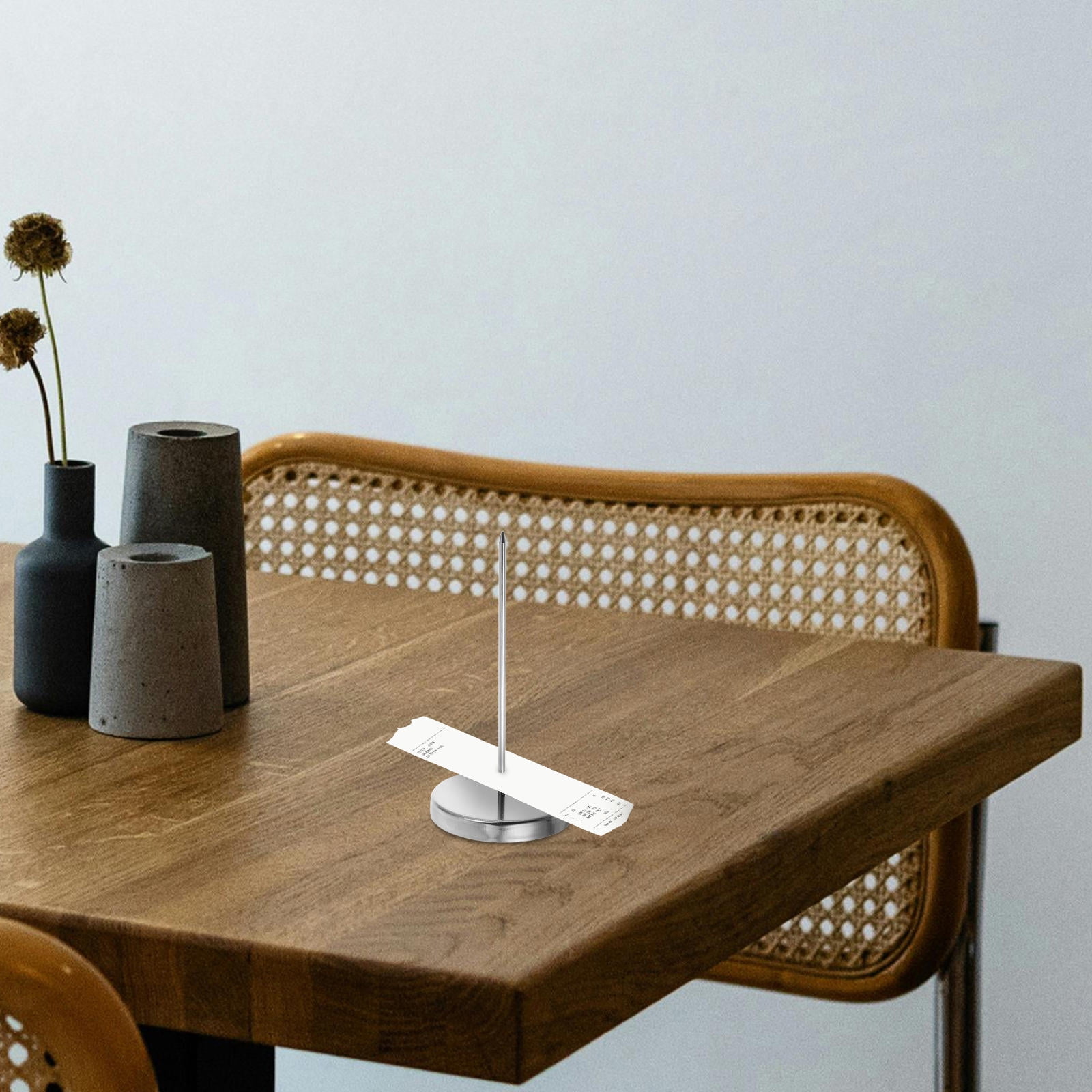 Masteelf Metal Ticket Holder for Restaurant Kitchen Office Silver ...