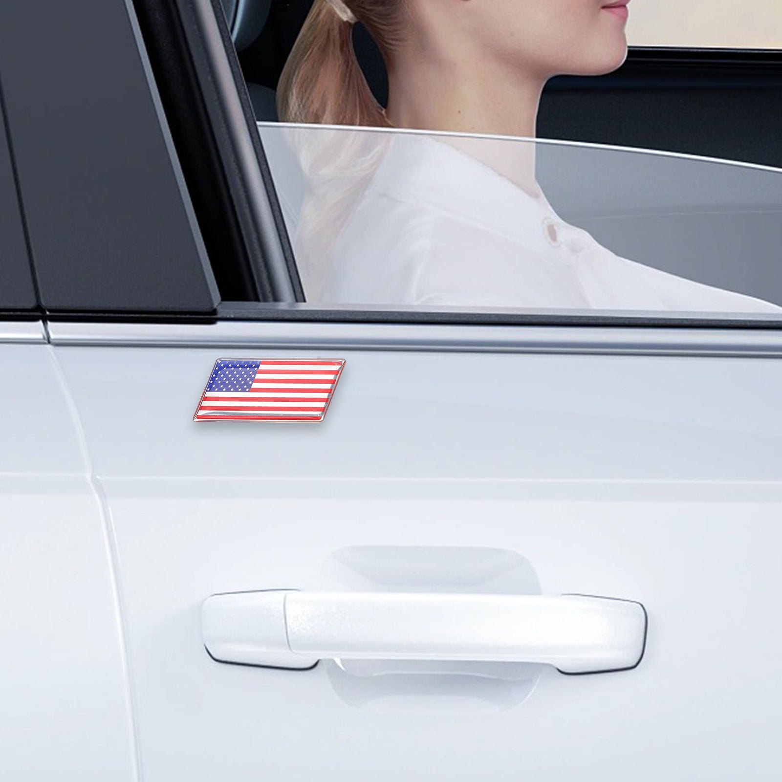 Masteelf Metal US United States Flag Sticker The Stars and The Stripes ...