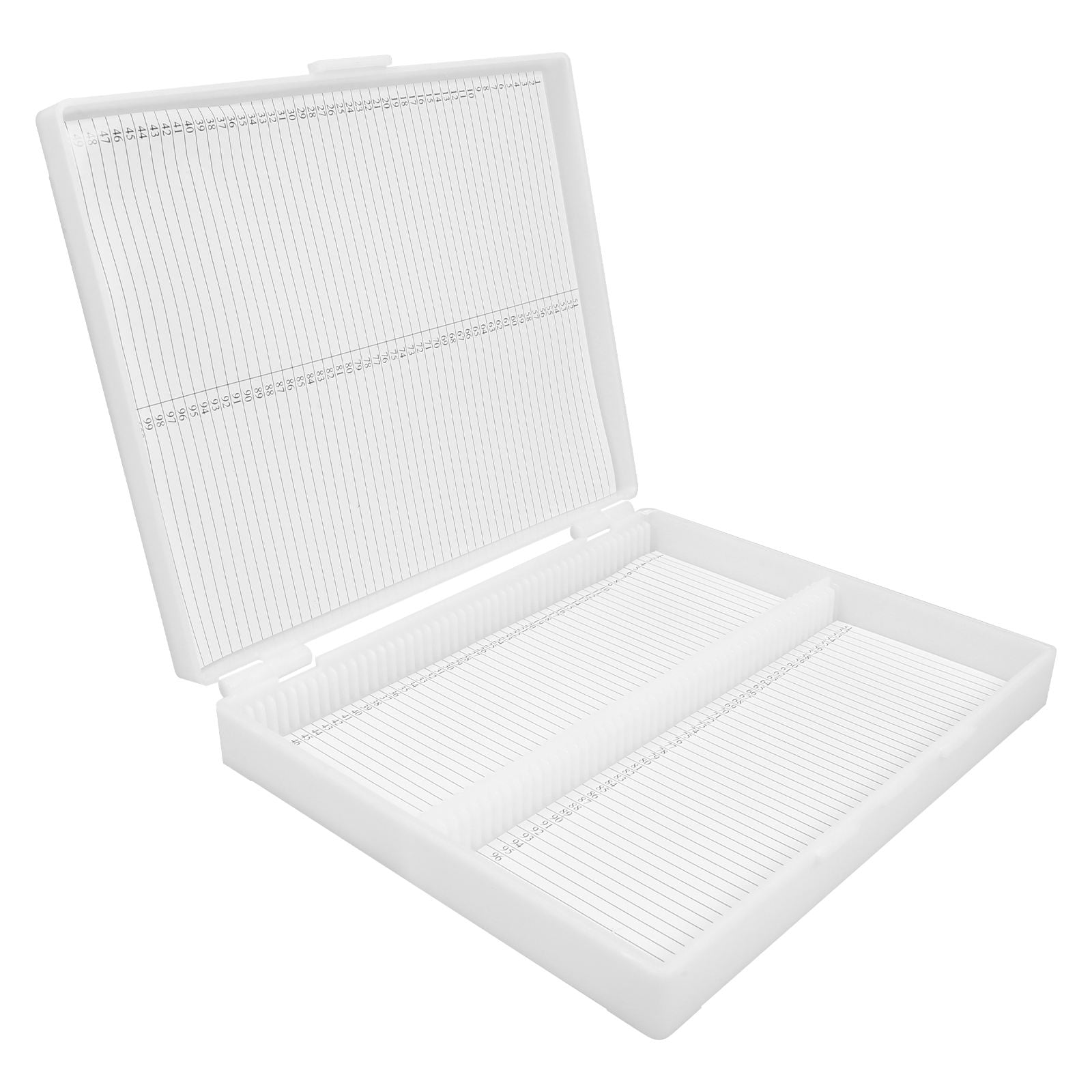 Masteelf Microscope Slide Boxes Holds 100 Slides Slide Boxes Glass ...