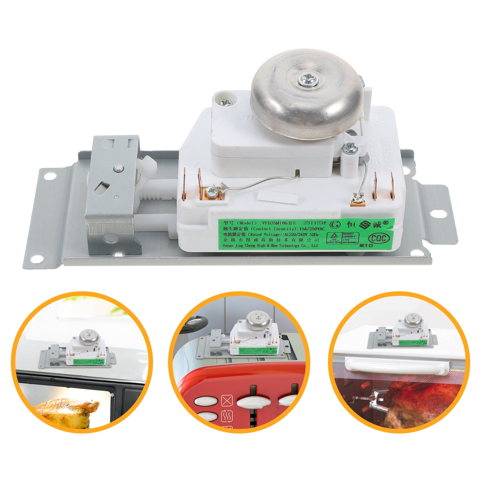 Masteelf Microwave Oven Timer Replacement Part Replace Microwave Electric Oven Timer Universal ...