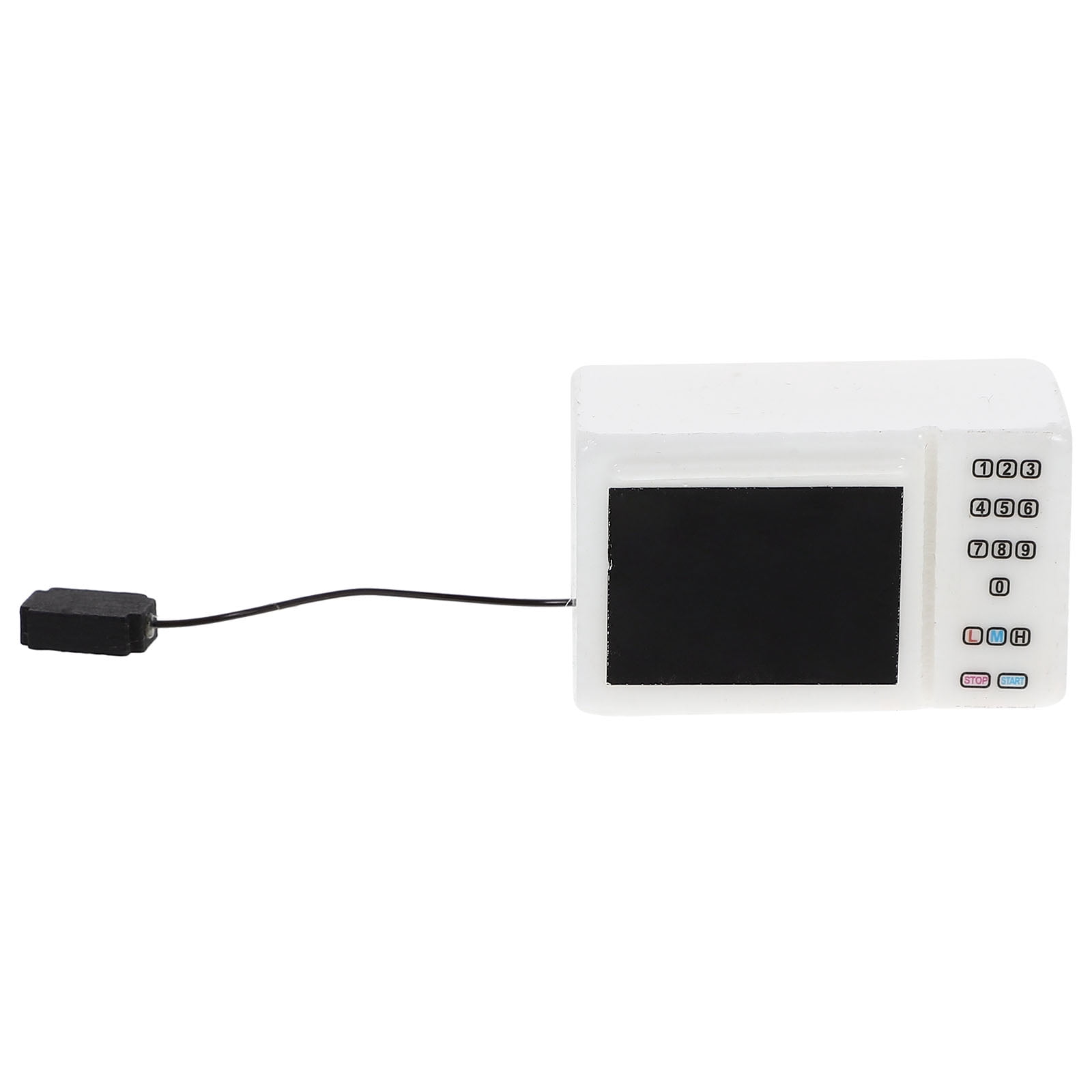 Masteelf Mini Microwave Dolls House Microwave Oven 4.9x2.7x2.3CM White ...