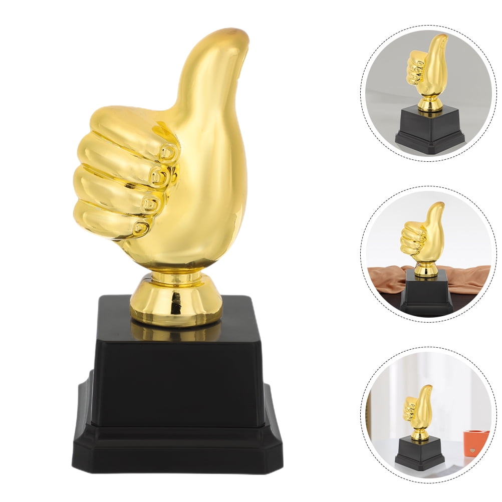 Masteelf Mini Thumbs Up Trophy Thumb Trophy Plastic Trophy Award Thumbs ...