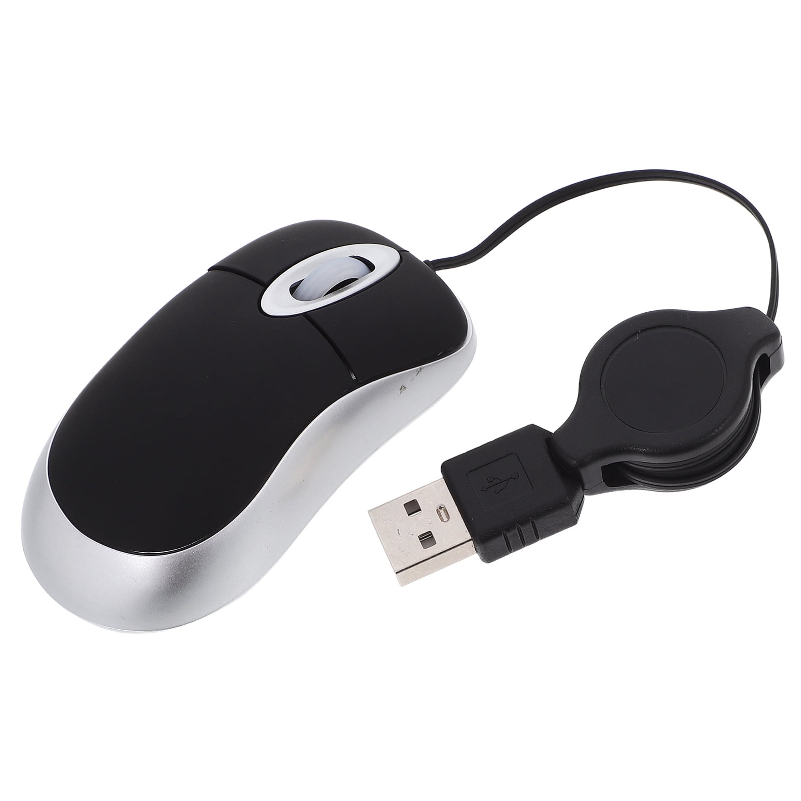 Masteelf Mini USB Mouse Retractable for Laptop Small Wired Girl Child ...