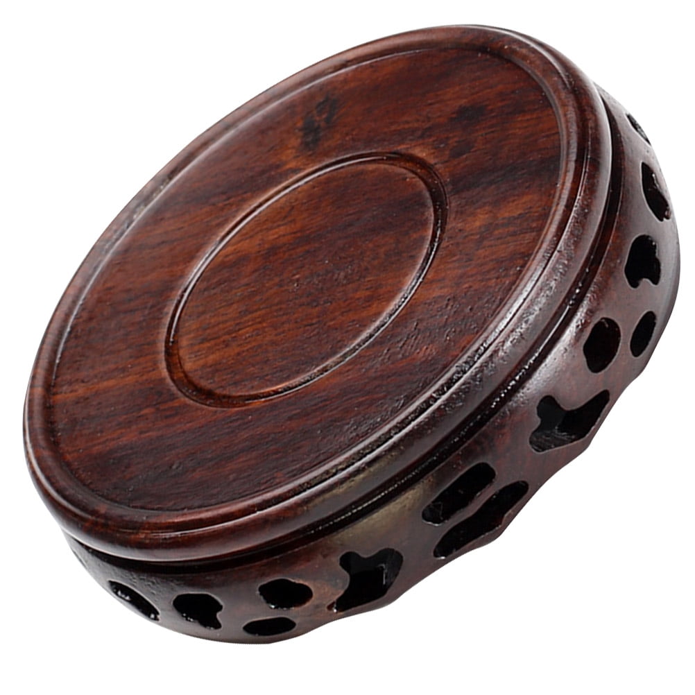 Masteelf Mini Wood Display Stand Base Pedestal Vase Display Stand ...