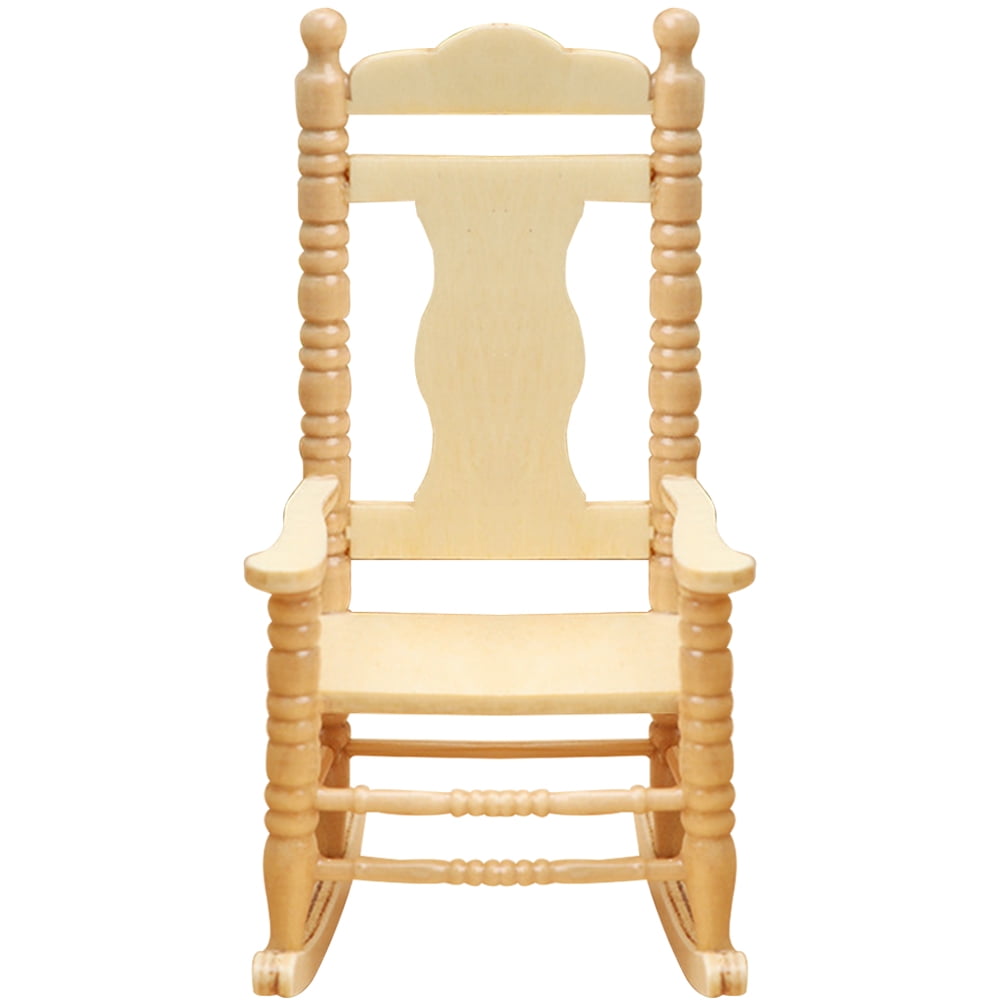 Masteelf Miniature Chair Ornament Mini House Chair Model Tiny Furniture ...