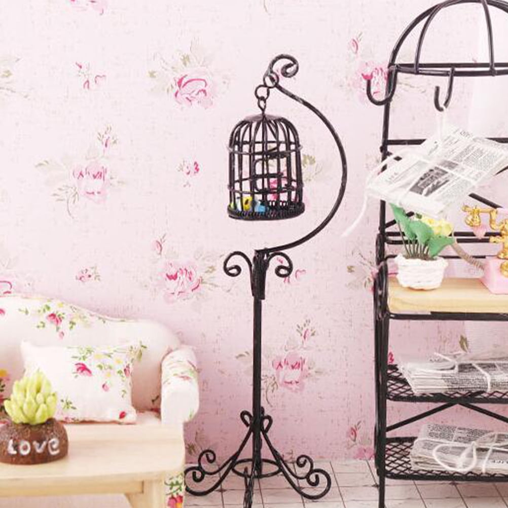Masteelf Miniature Doll House Accessories Mini Birdcage Model for Kids ...