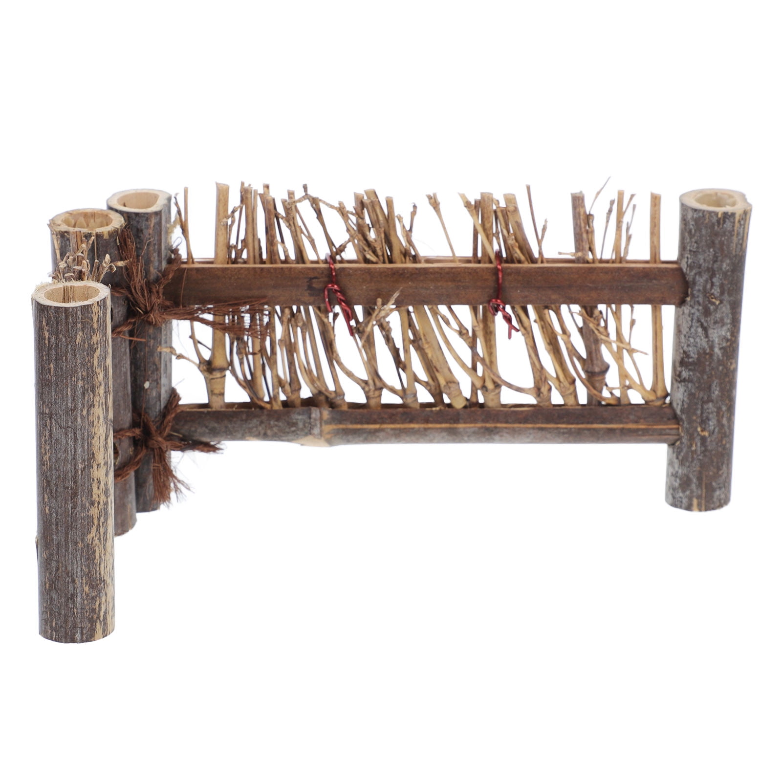 Masteelf Miniature Fairy Garden Fence Mini Fence Bamboo Barrier Bamboo ...
