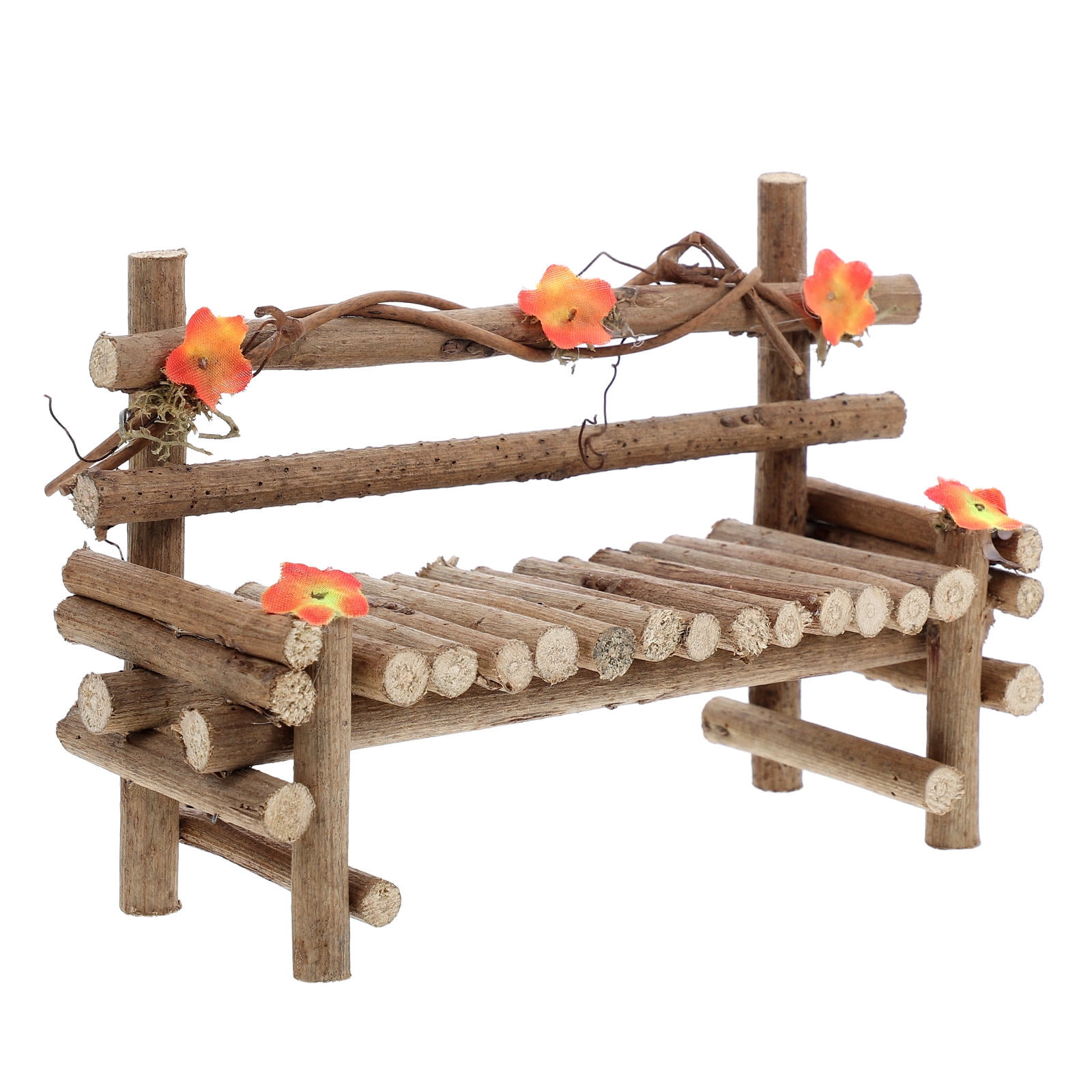 Masteelf Miniature Garden Bench Dollhouse Bench Micro Landscape ...