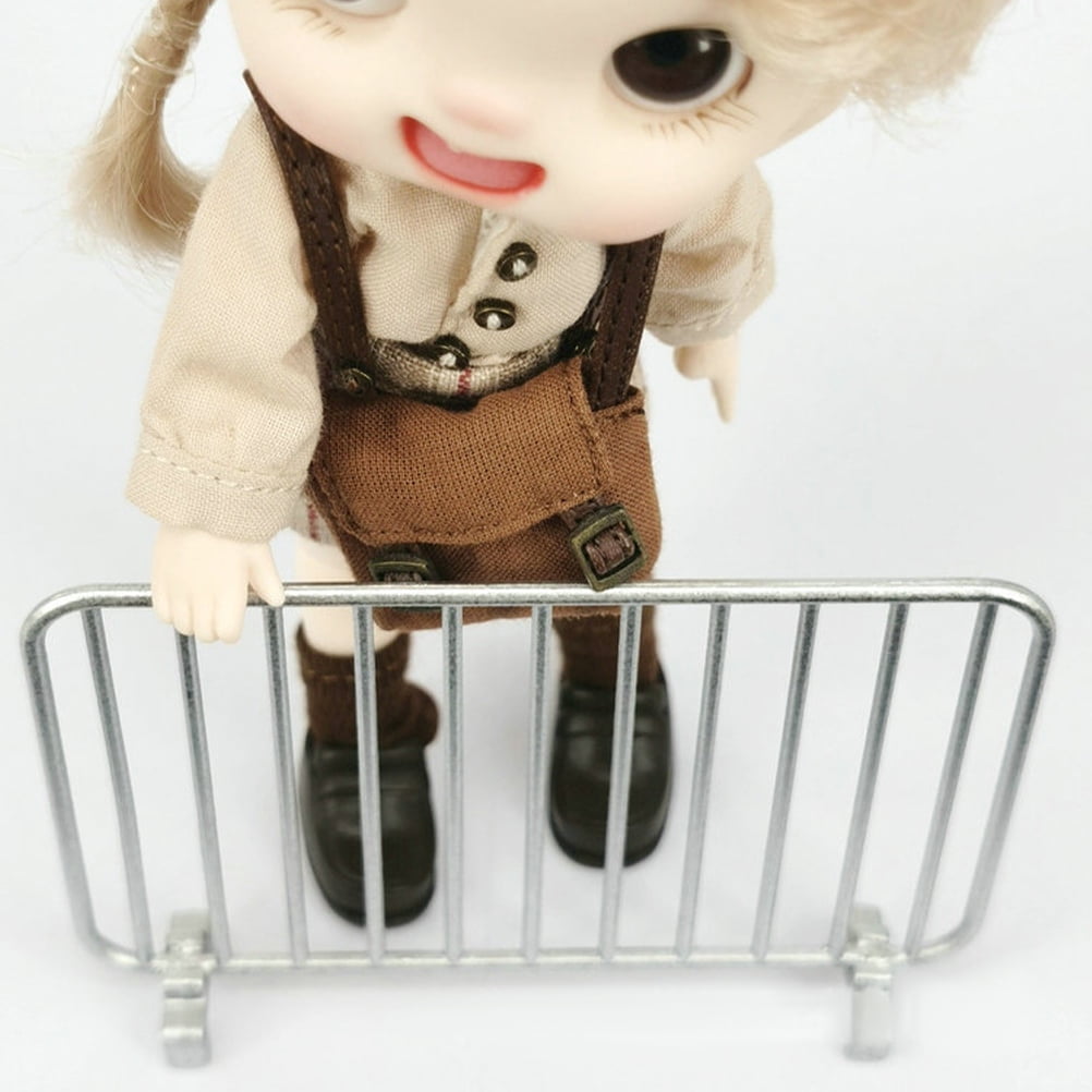 Masteelf Miniature Metal Roadblocks Mini Barricade Models Play Traffic ...