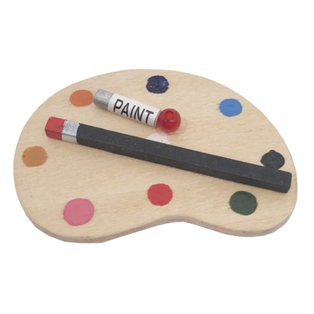 Masteelf Dollhouse Miniatures Party Favor Paint Tray for Dolls BJD ...