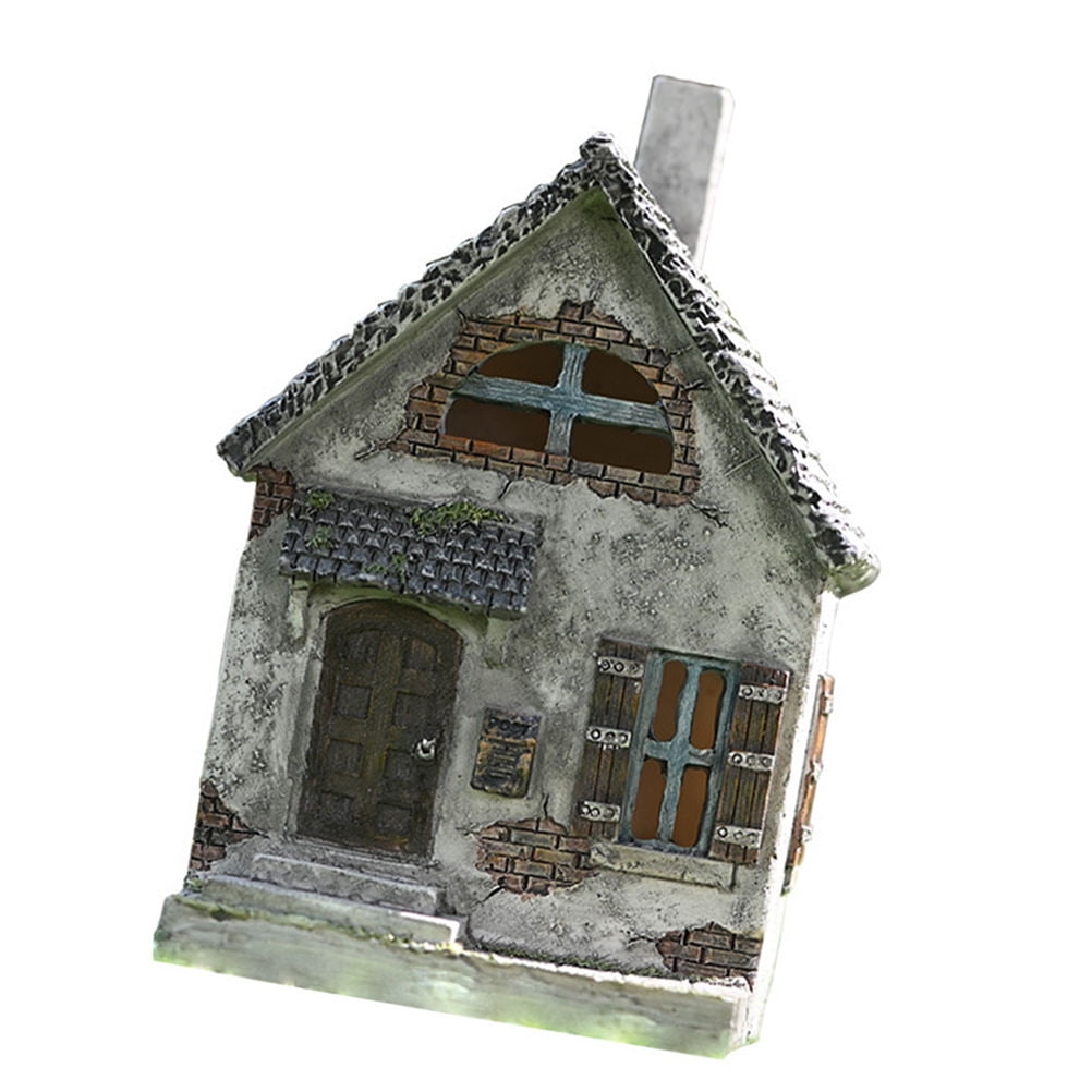 Masteelf Miniature Resin House Home Figurines Decoration Crafts Micro ...