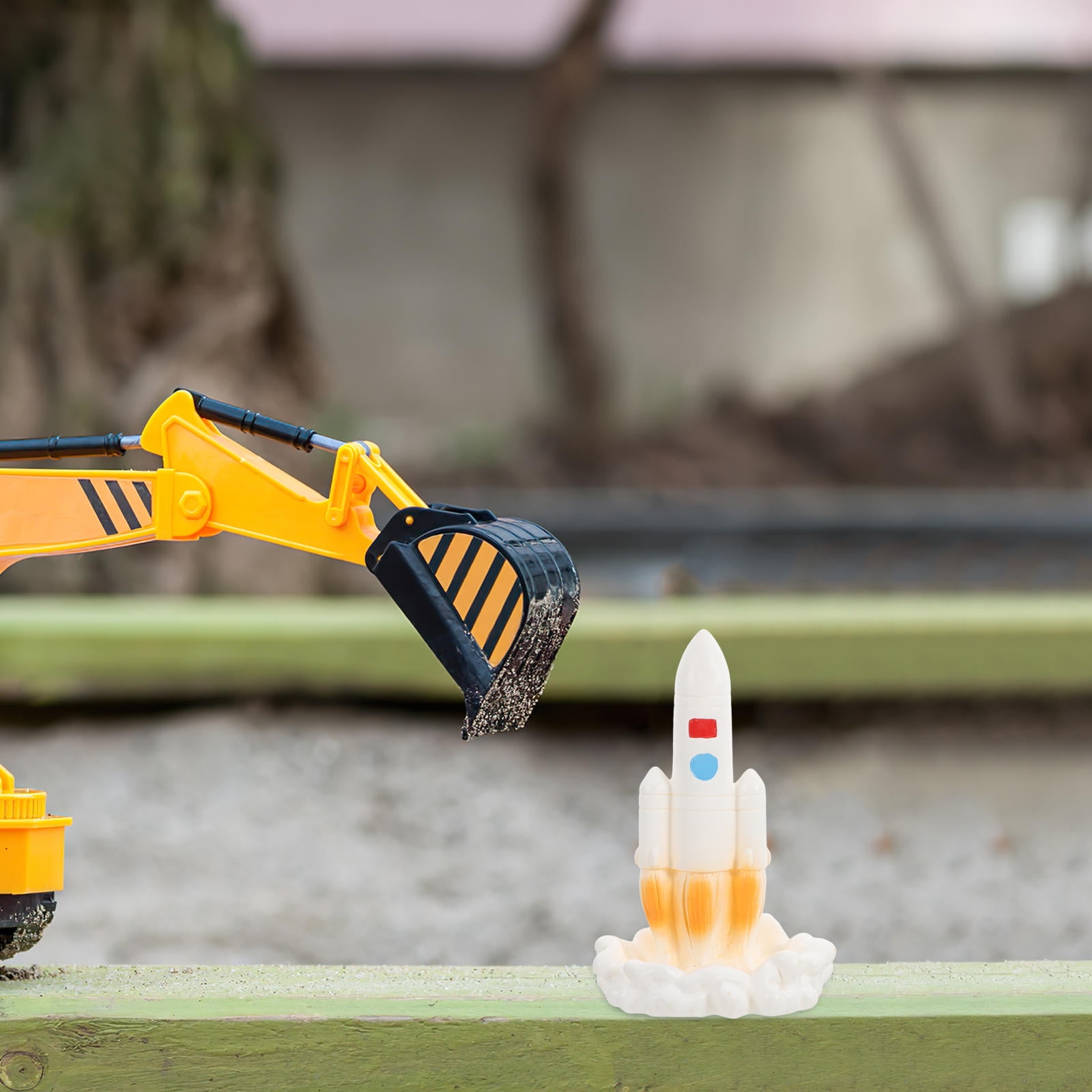 Masteelf Miniature Rocket Figurines for Kids' Rooms Space Toys Mini ...