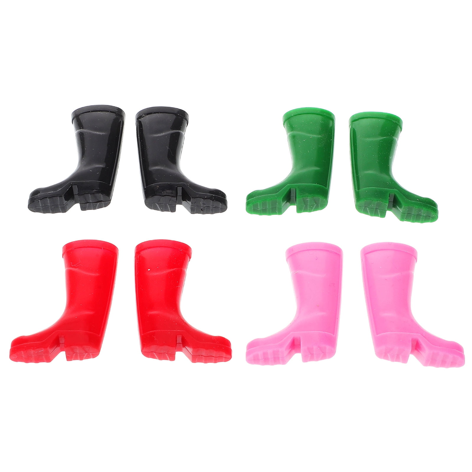 Masteelf Miniature Santa Boots Small Rain Shoe Miniature Rain Boots ...