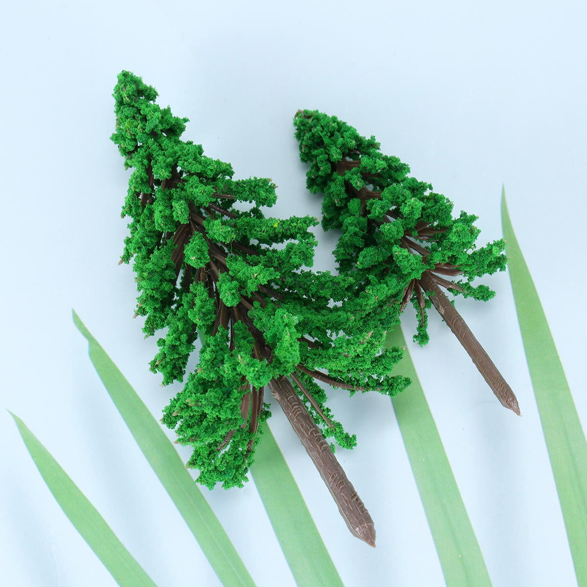 Masteelf Model Trees Pack of 30 Realistic Plastic Cedar Trees for ...