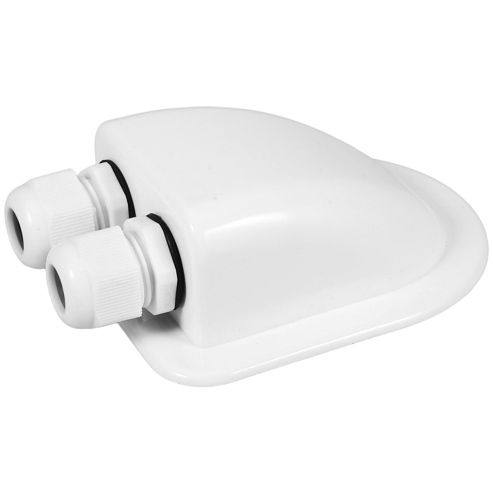 Masteelf Monitor RV Junction Box Cable Entry Gland 11.5x9.5cm White ...