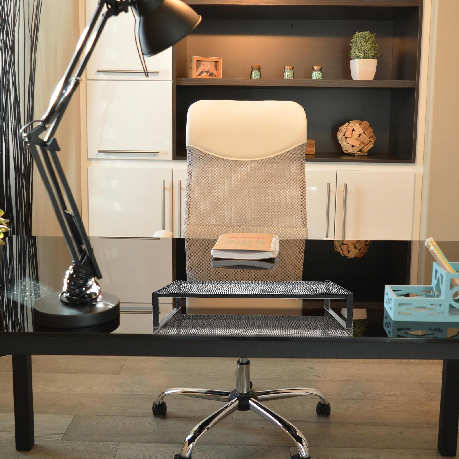 Masteelf Monitor Stand Riser for Desk Metal Monitor Riser Laptop Stand ...