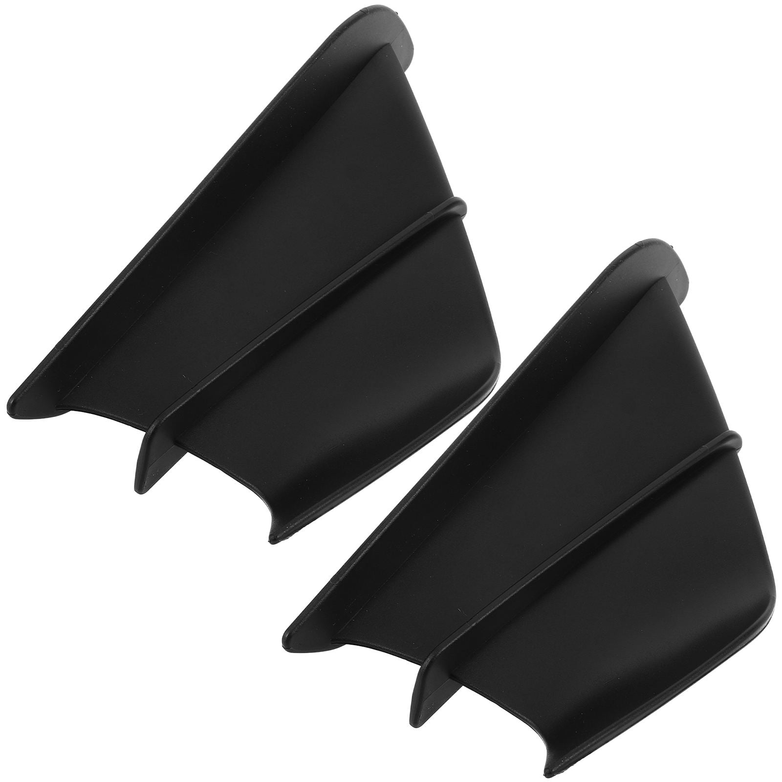Masteelf Motorcycle Plastic Aerodynamic Wing Set Glossy Carbon Fiber ...
