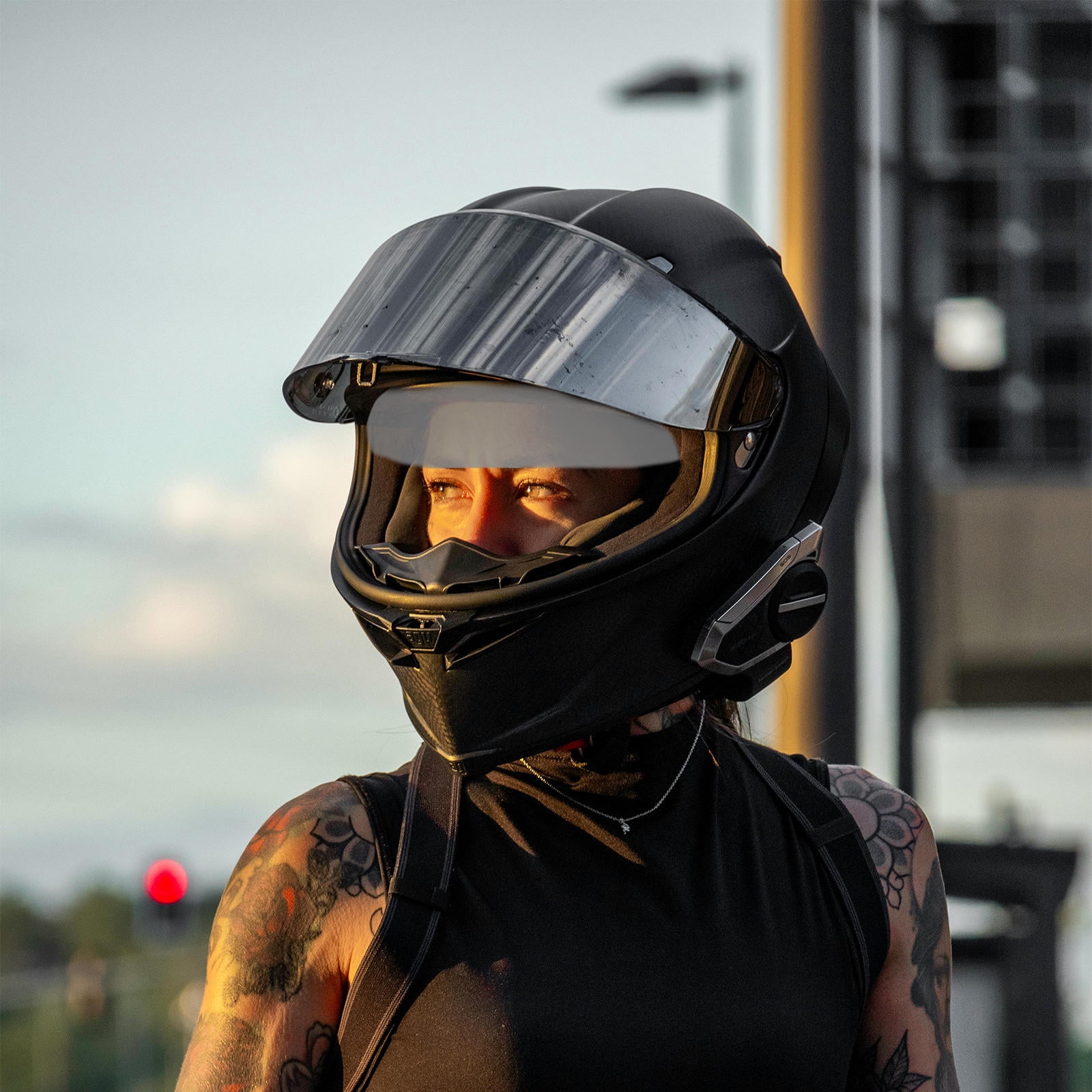 Masteelf Motorcycle Protector Film Motorcycle Anti-Fog Helmet Visor ...