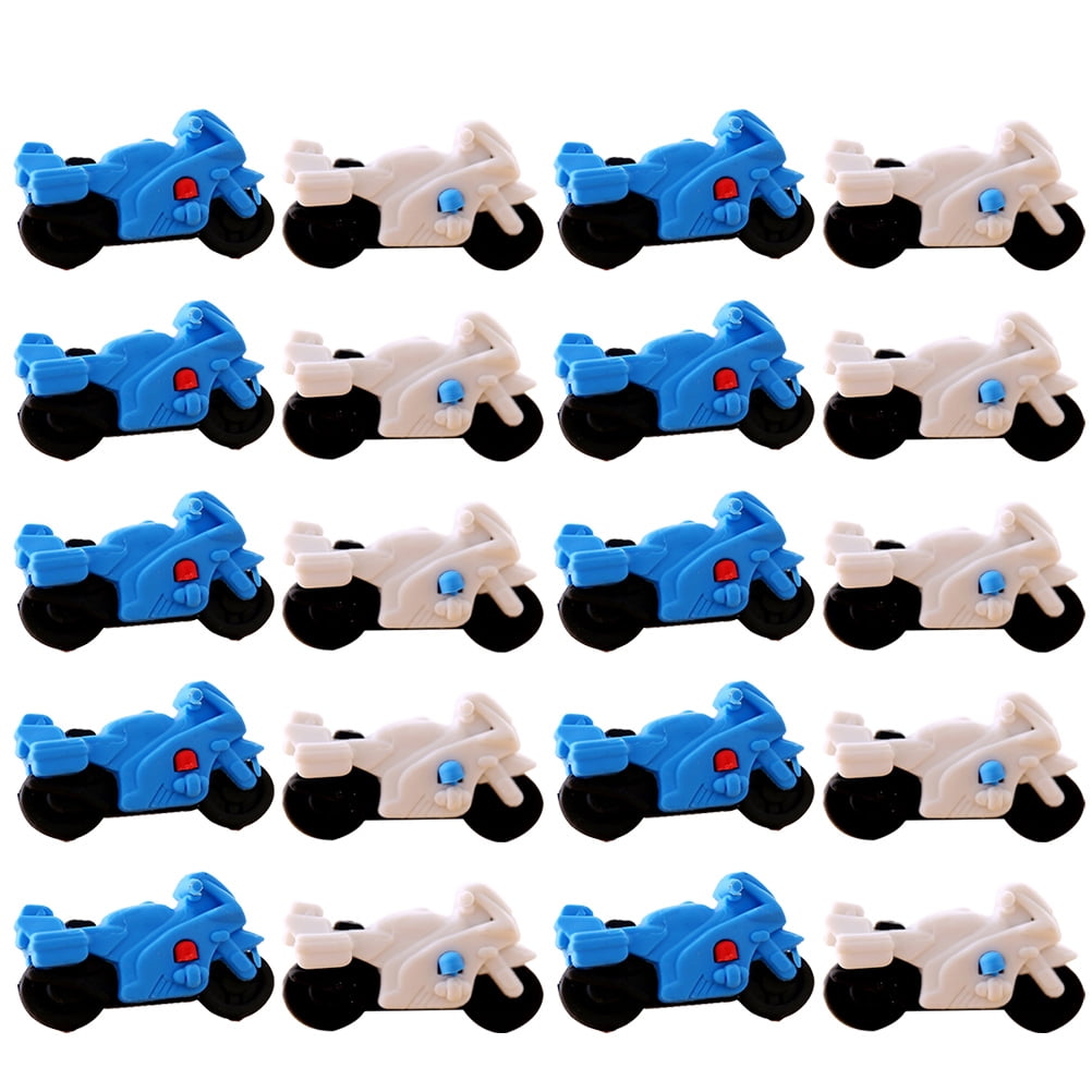Masteelf Motorcycle Shaped Erasers for Toddlers Assorted Color Material ...