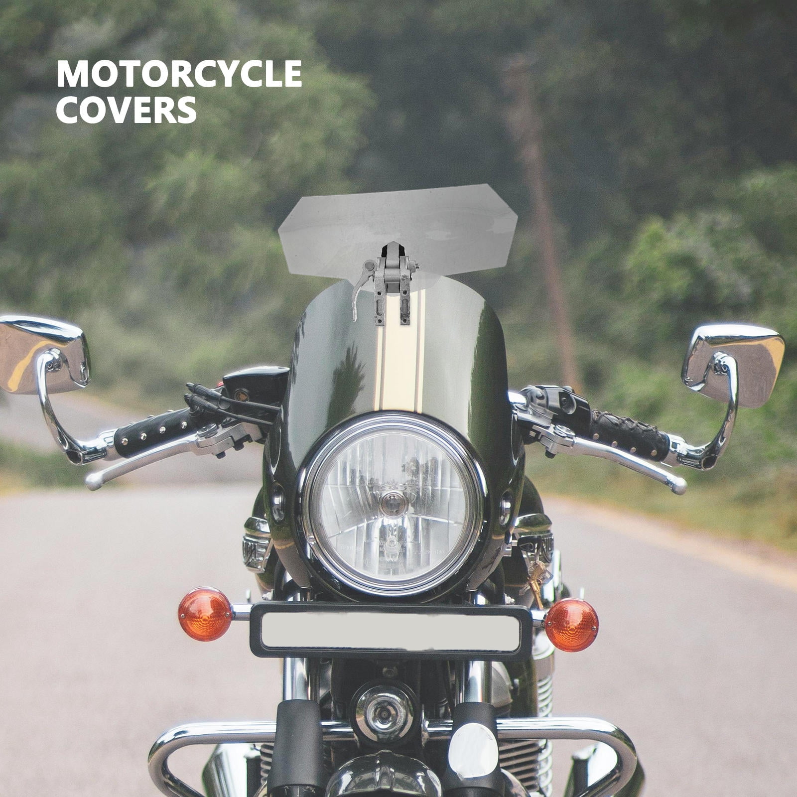 Masteelf Motorcycle Windshield Extension Universal Motorcycle ...