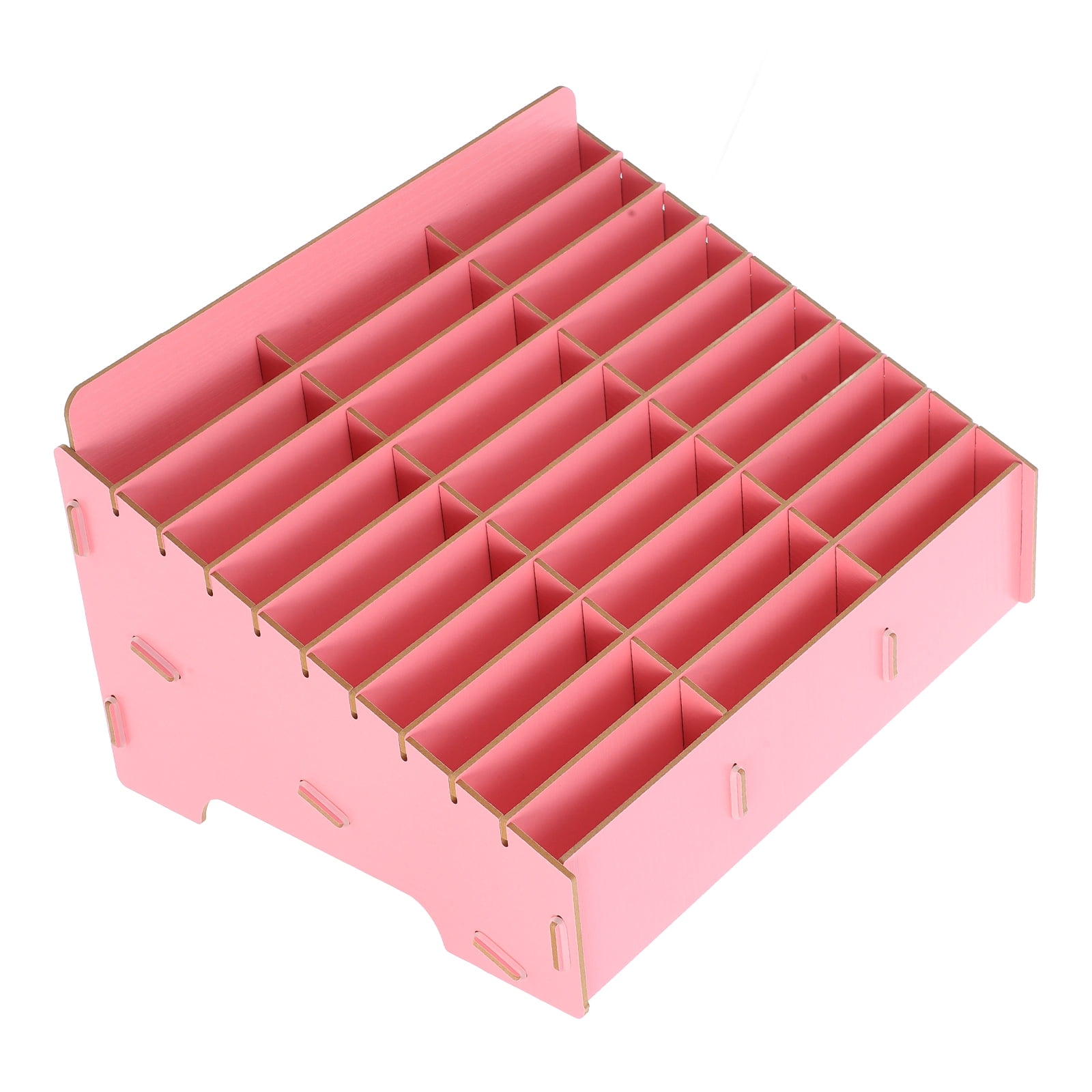 Masteelf Multi-Compartment Wooden Cell Phones Storage Box Mobile Phone ...