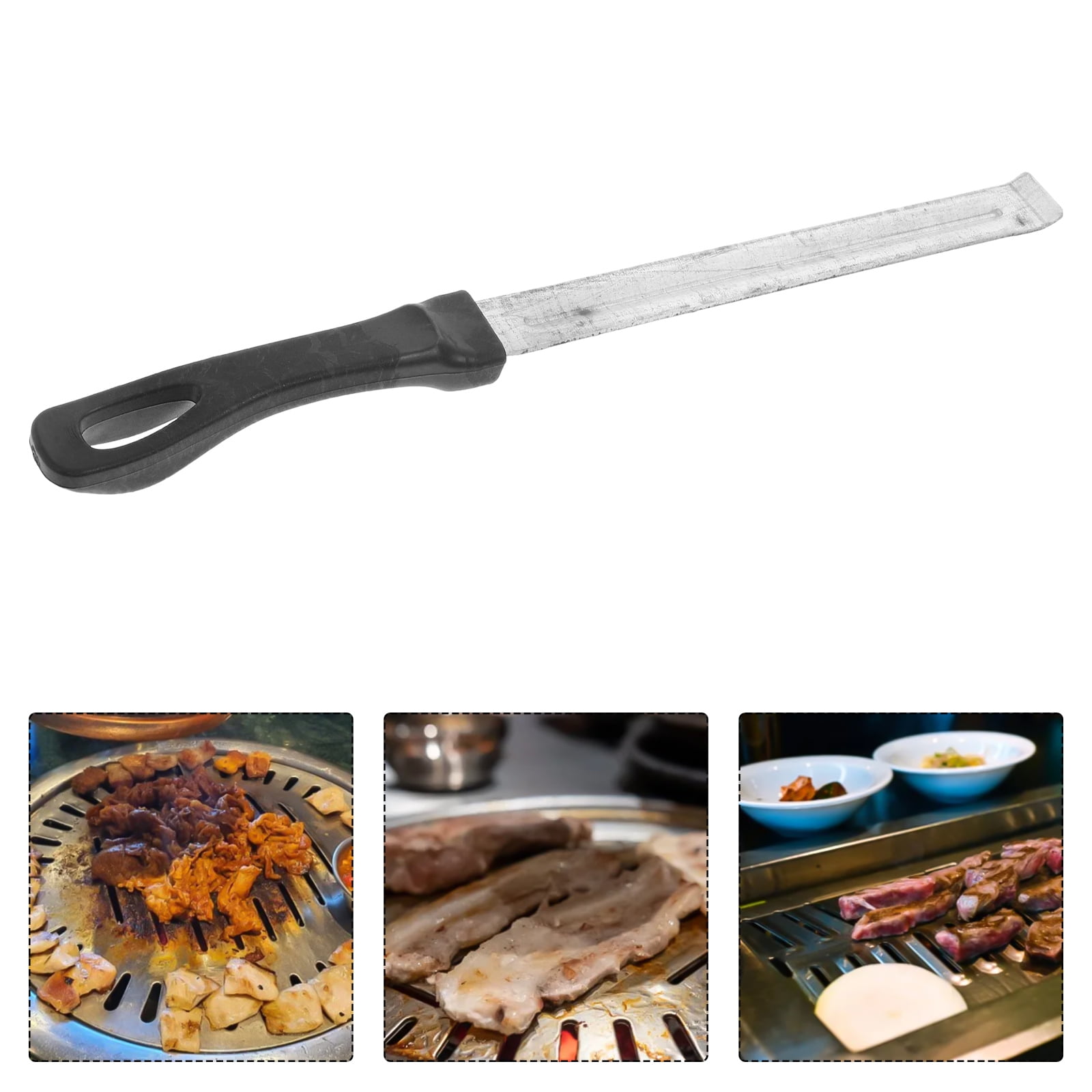 Masteelf Multi-Functional Stainless Steel Grill Tool Bbq Grate Lifter ...