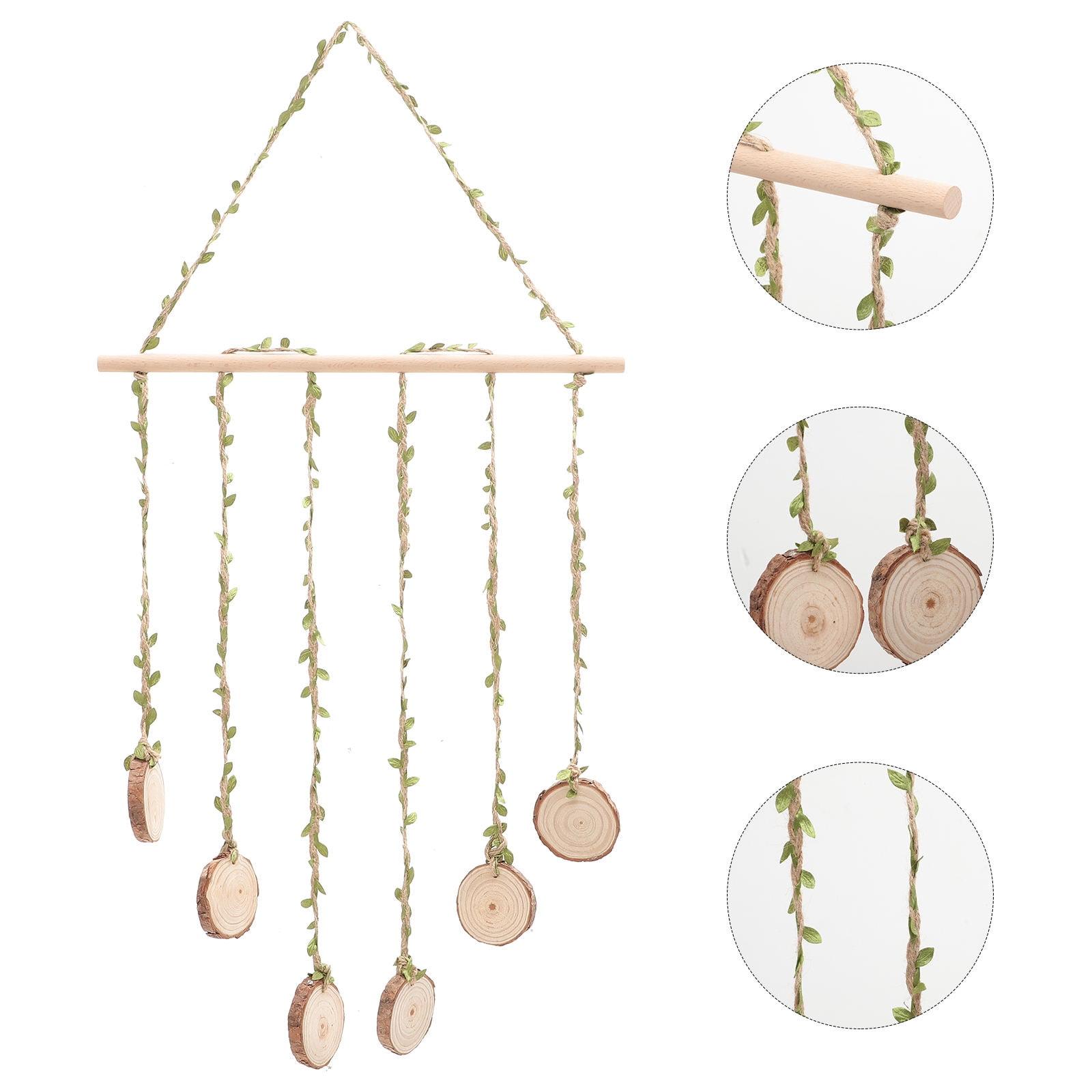 Masteelf Multi Rope and Wood Wall Hanging Photo Display for Decoration ...