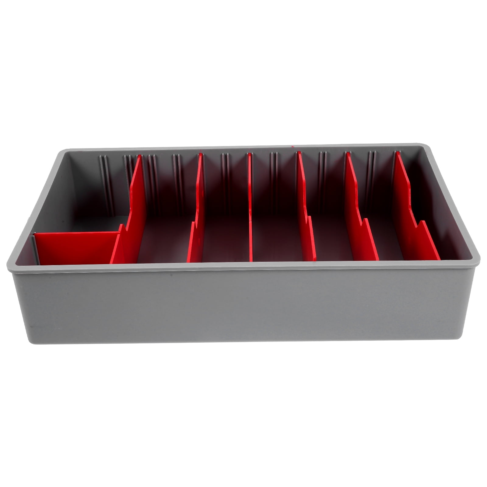 Masteelf Multi-gird Cash Drawer Tray Coin Money Drawer Cashier Box ...