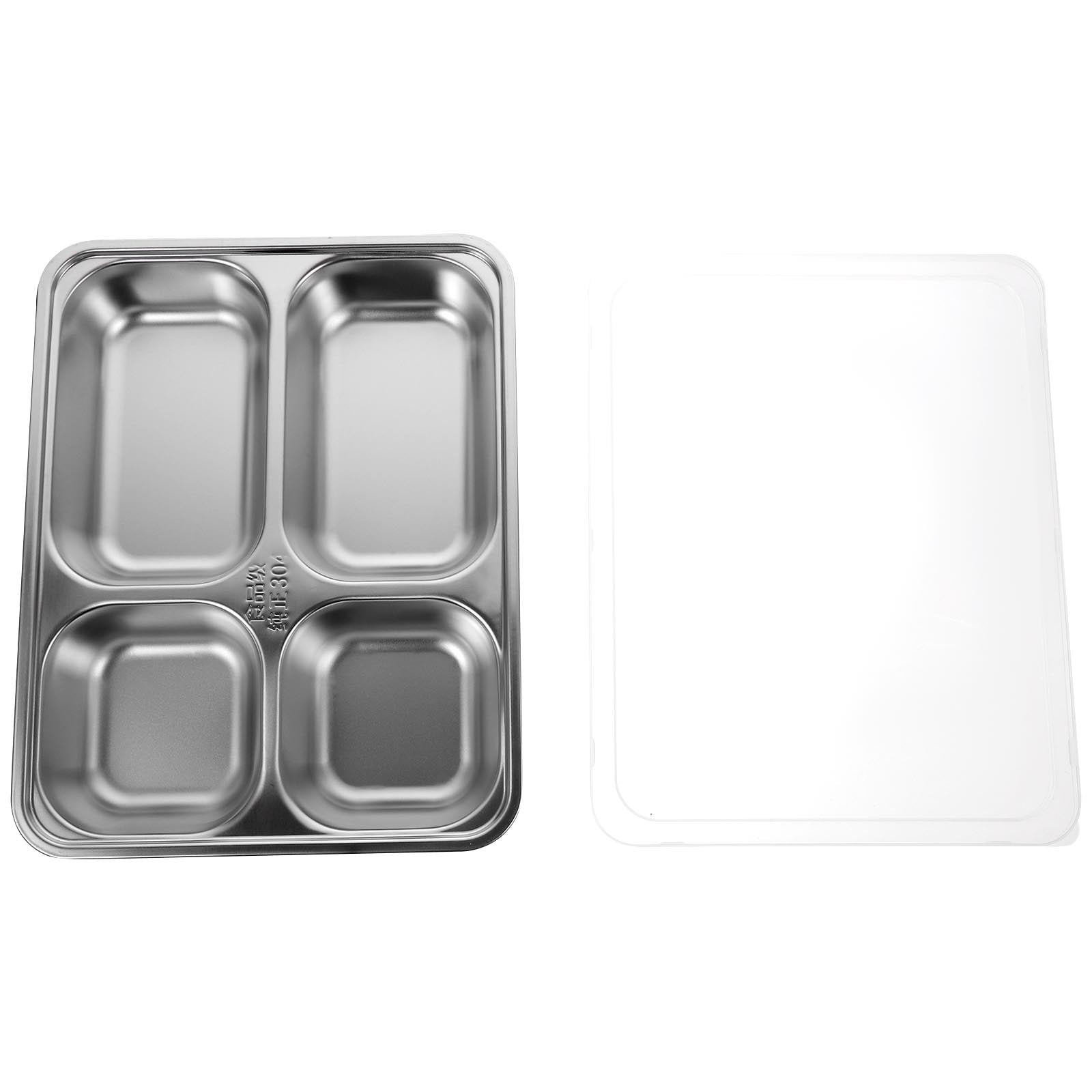 Masteelf Stainless Steel Lunch Compartment Tray for Home Multi Color ...