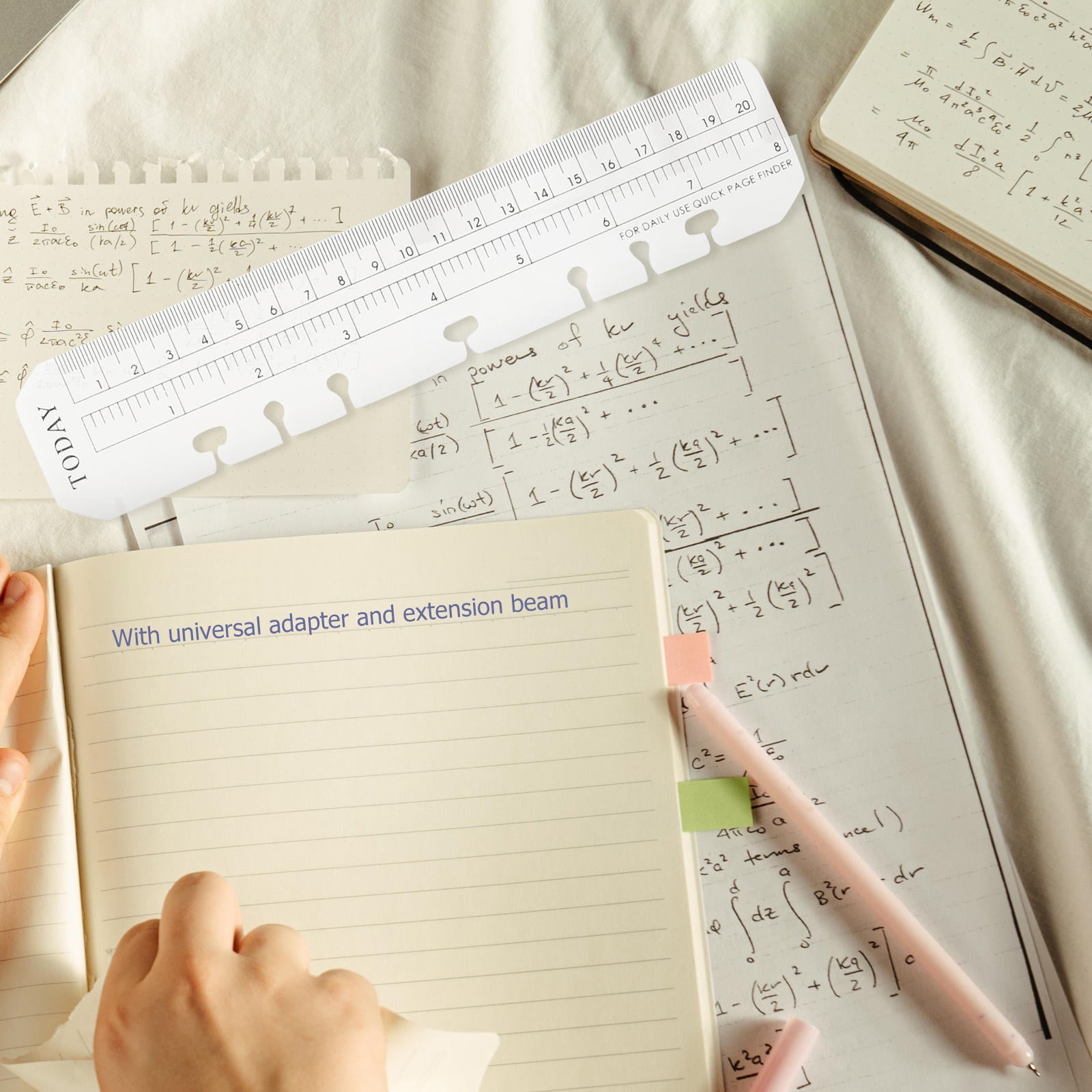 Masteelf Multifunction Page Marker Bookmark Ruler in Assorted Colors ...