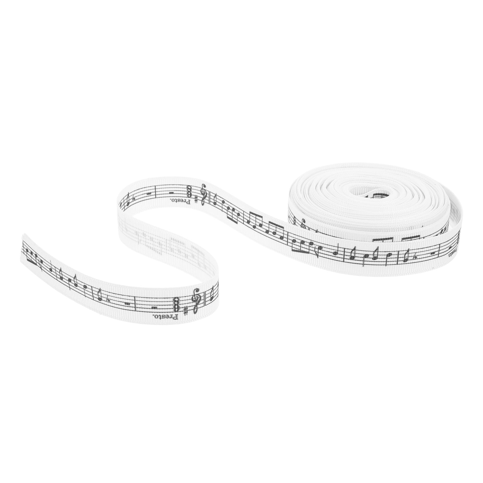 Masteelf Musical Note Ribbon Craft Ribbon Polyester Music Note Ribbon ...
