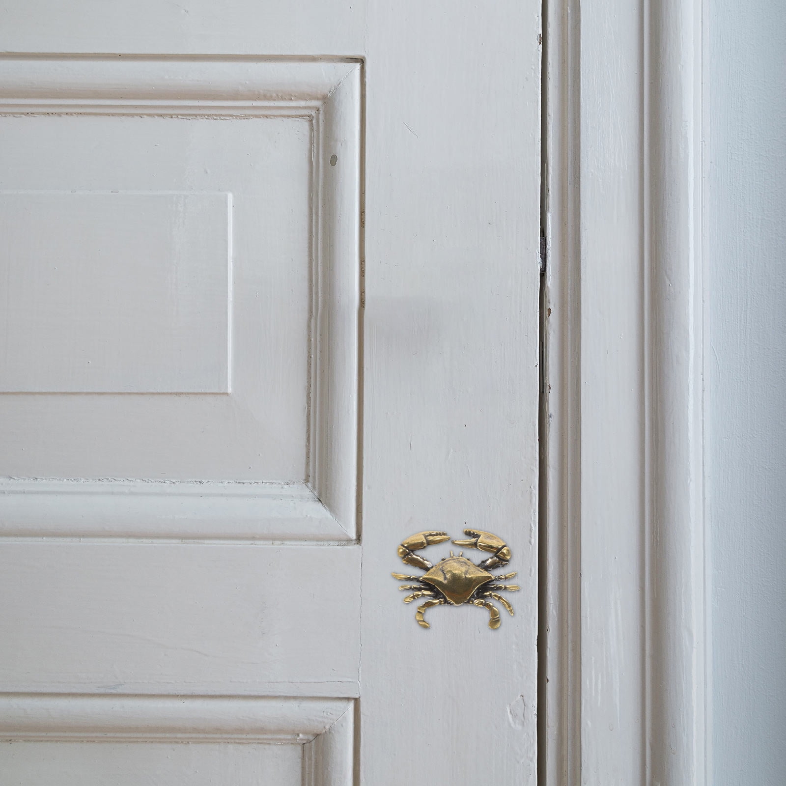 Masteelf Nautical Brass Crab Cabinet Pull Handles Marine Drawers Knob ...