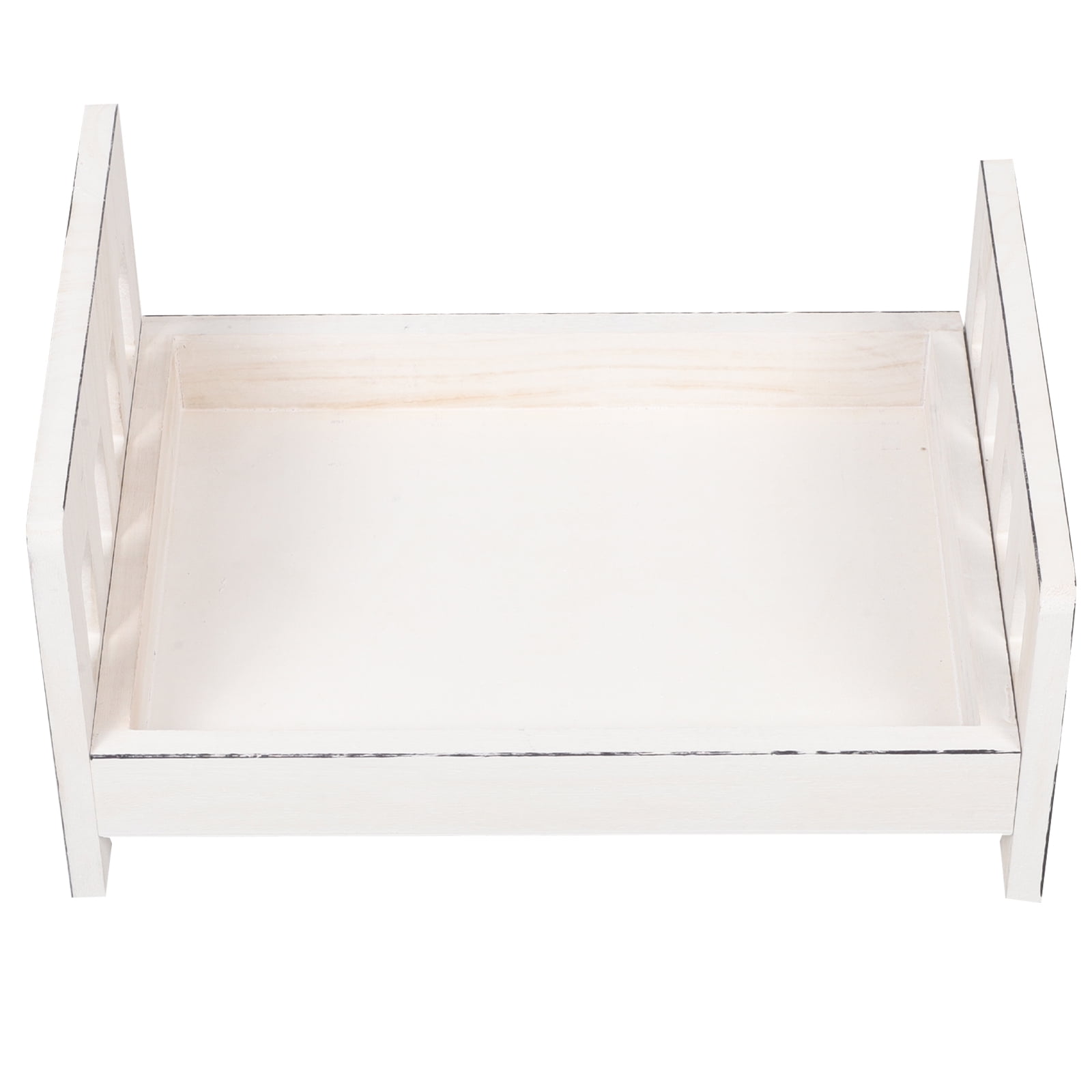 Masteelf Newborn Photography Prop Wood Baby Photo Bed Wooden Baby Photo ...