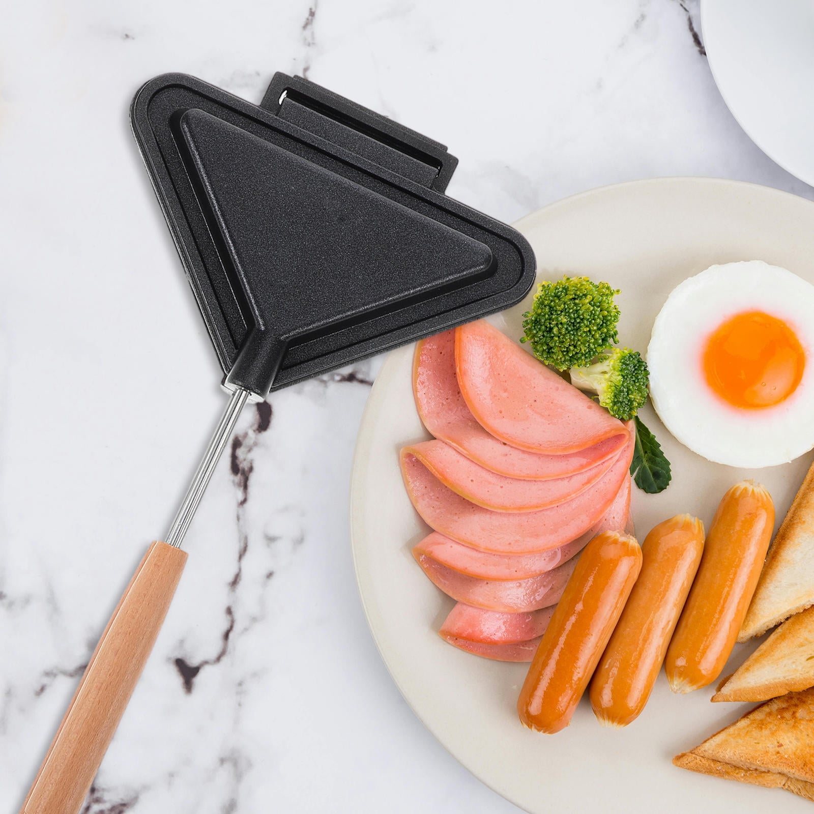 Masteelf NonStick Sandwich Baking Tray Cast Aluminium Kitchen Tool for ...