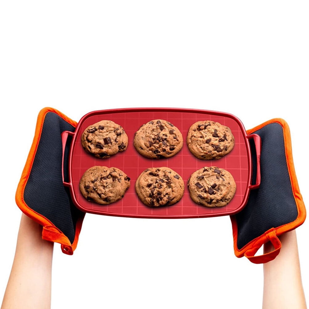 Masteelf Nonstick Bakeware Baking Sheet Cookie Baking Sheet Silicone ...