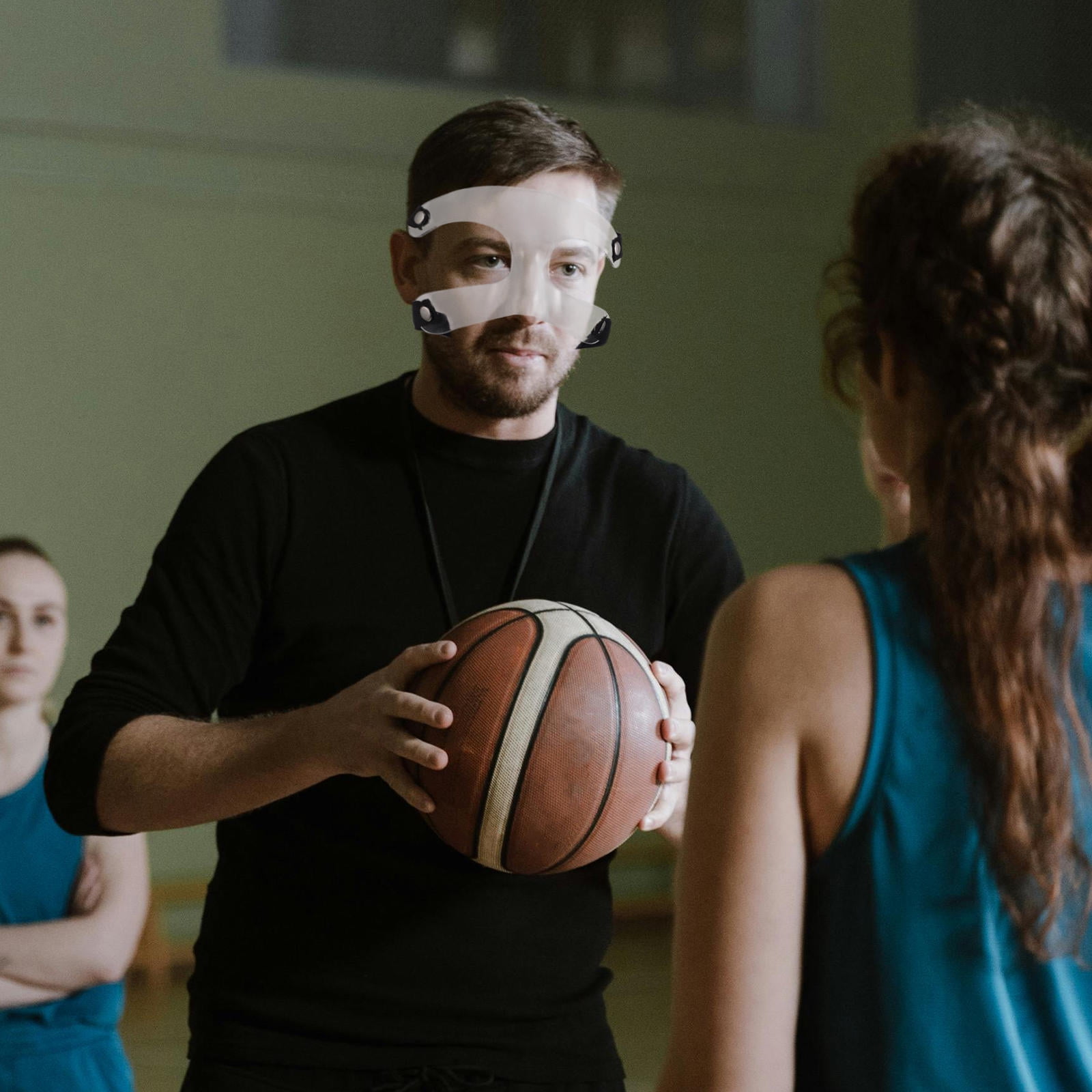 Masteelf Nose Guard for Broken Nose Sports Face Guard Mask Adjustable ...