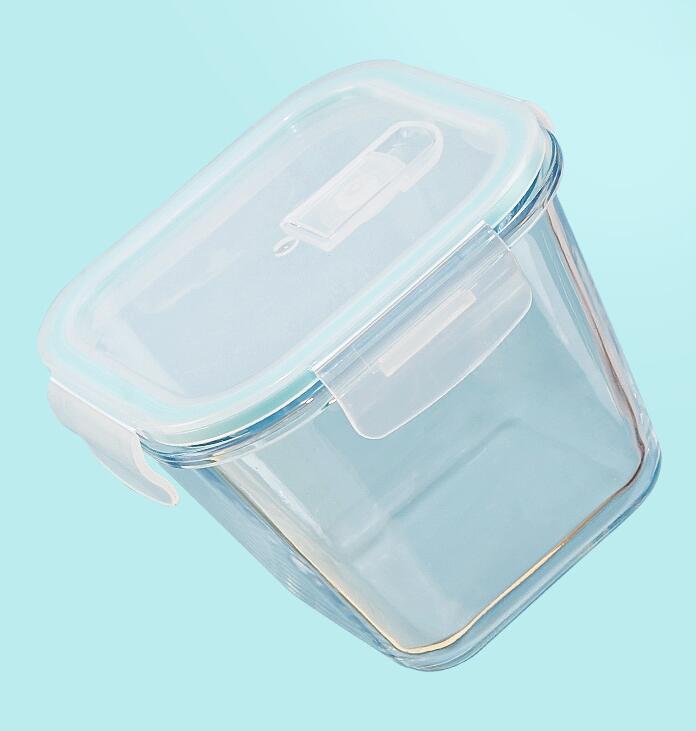 Masteelf Oatmeal Bowl Glass Meal Prep Container Airtight Glass Storage ...