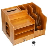 Masteelf Office Desk Storage Rack Modified Knob Cover Foldable Drawer ...