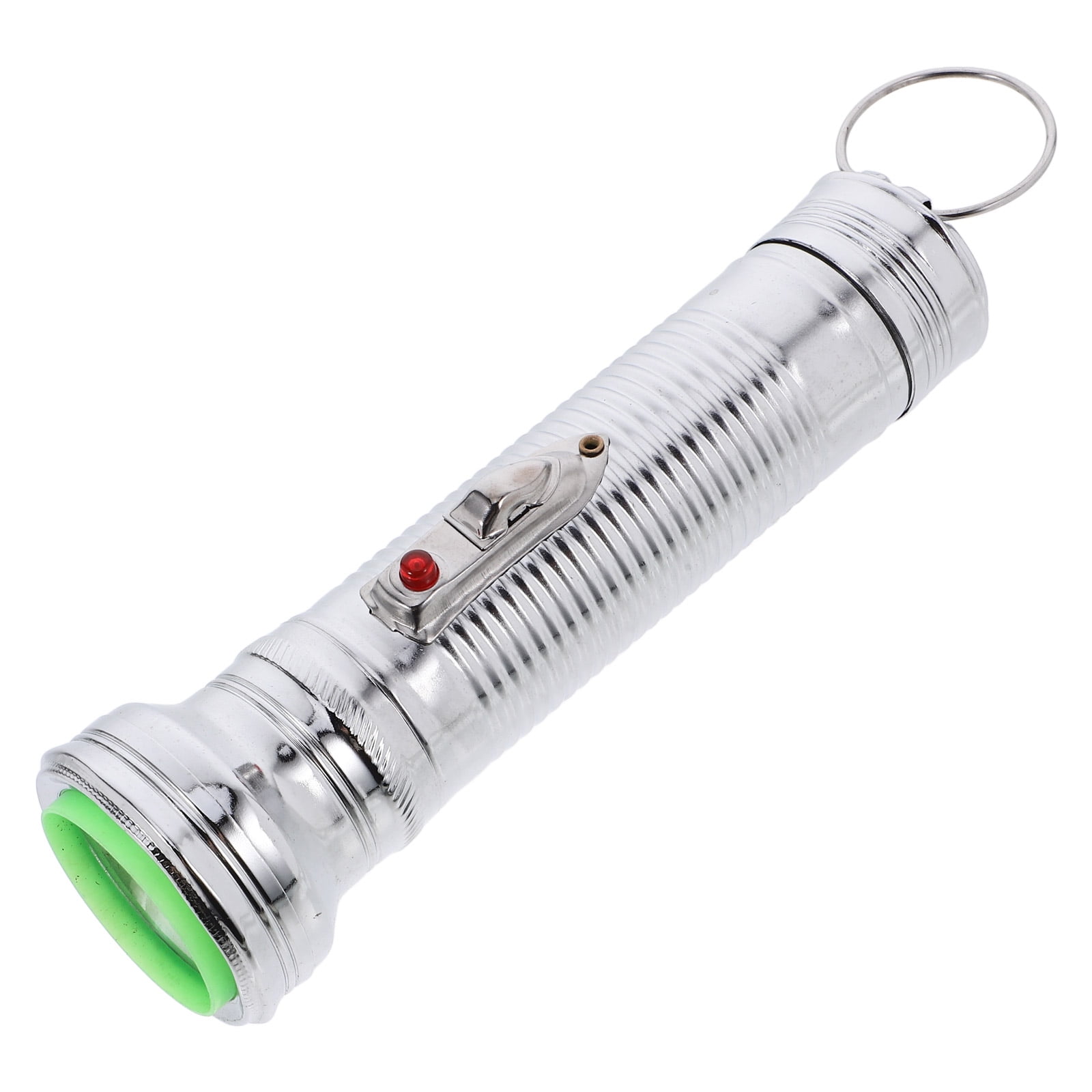 Masteelf Old-Fashioned Metal Flashlightretro 80s Hand-Held Torch ...