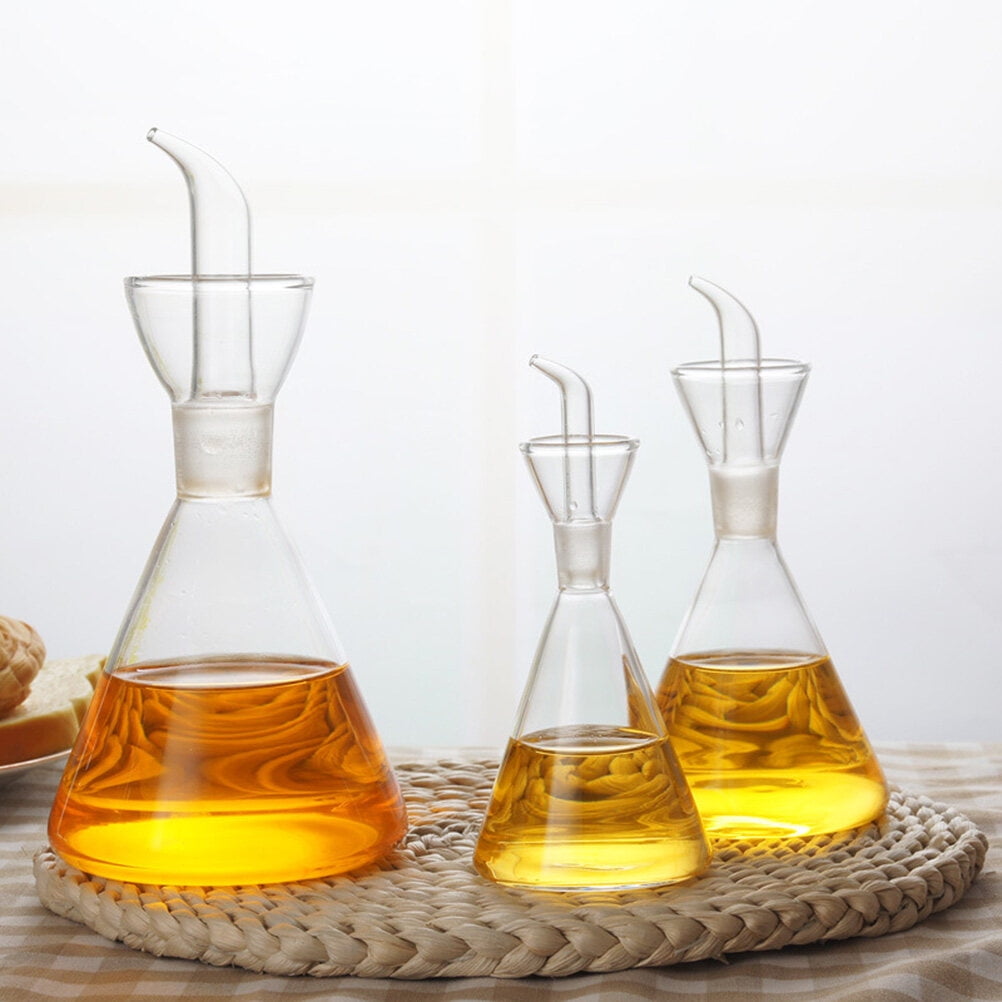 Masteelf Olive Oil Dispenser Oil Bottle Glass with Drip Bottle Spout ...