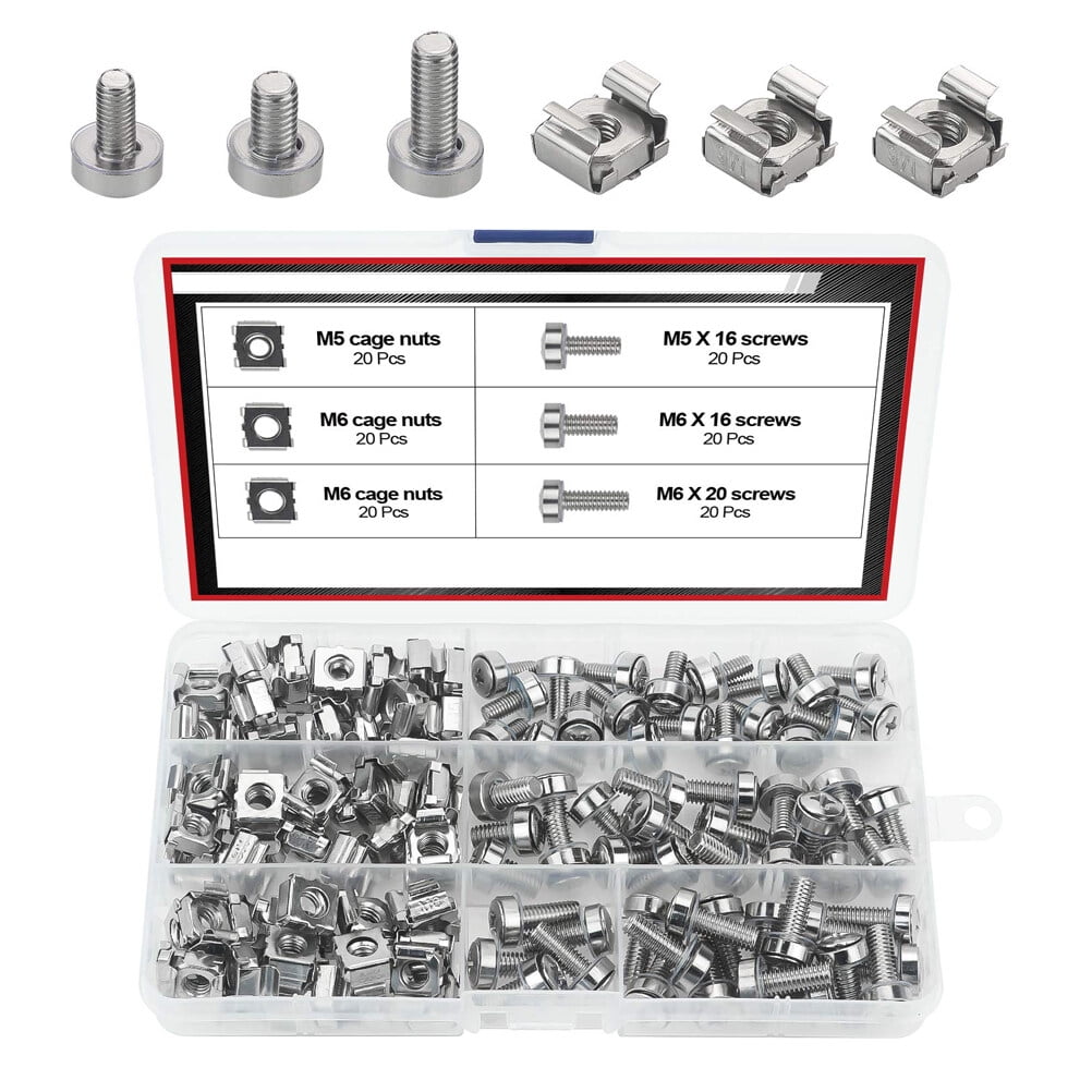 Masteelf Opener Screw Set Server Rack Accessory Computer Mount Screws ...