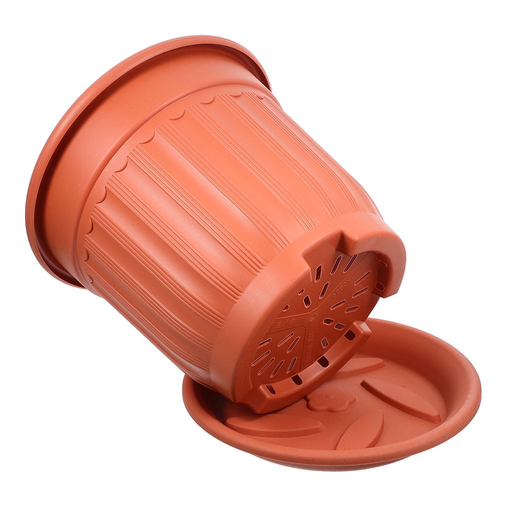 Masteelf Orchid Pots With Holes And Saucer Pedestal Planter European ...