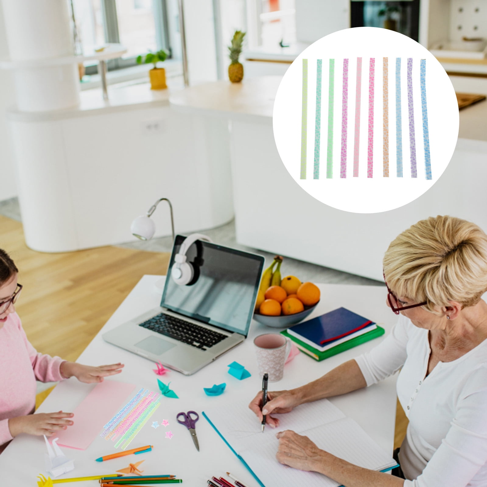 Masteelf Origami Paper Craft Set with Assorted Colors for DIY Handcraft ...