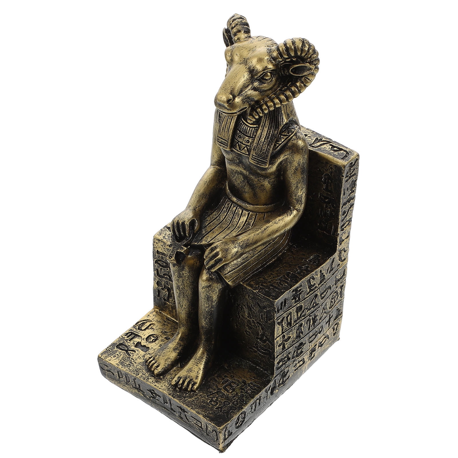 Masteelf Ornament Ancient Egyptian Sheep God Sturdy Decoration Retro ...