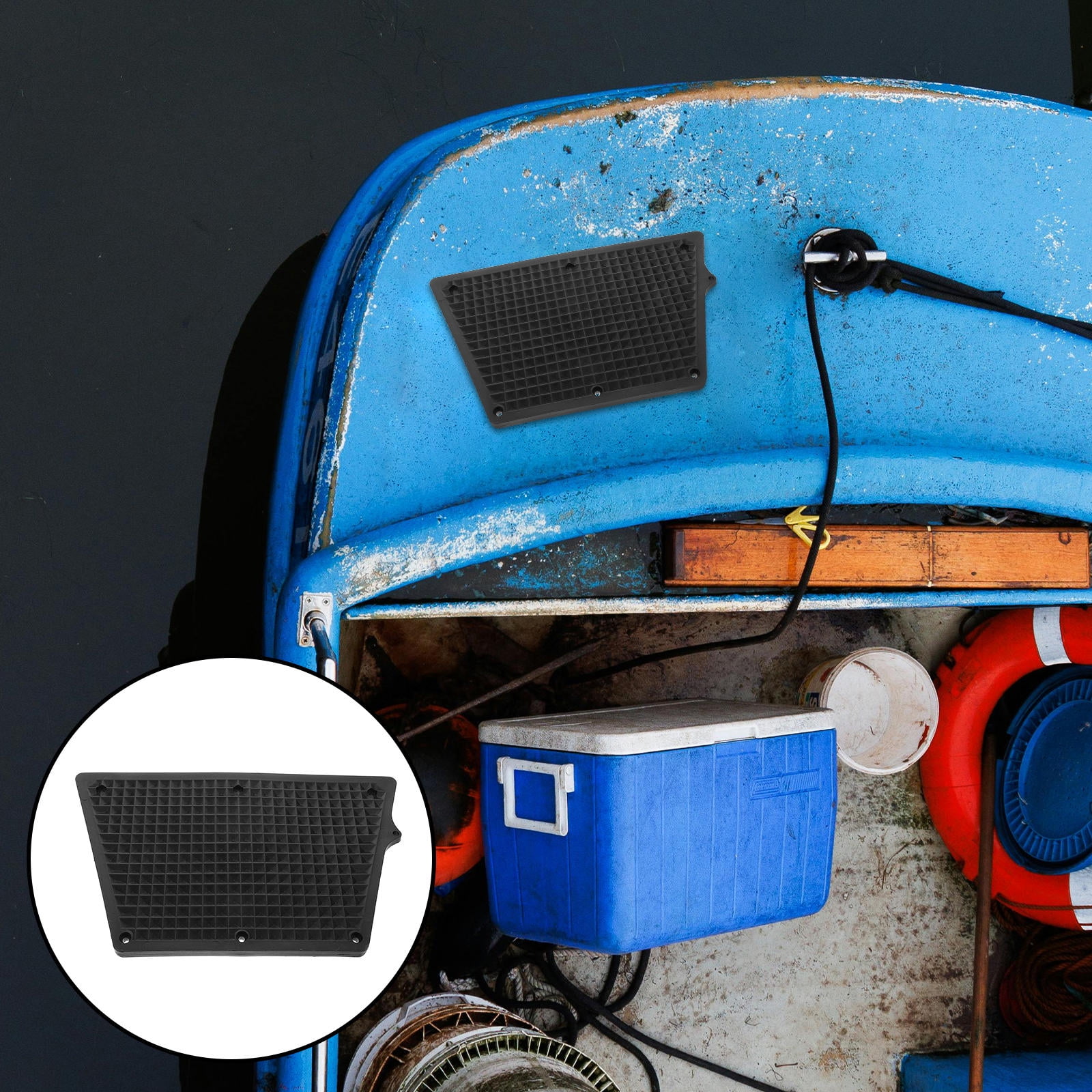 Masteelf Outboard Transom Plate Pad Inflatable Boat Engine Mounting ...